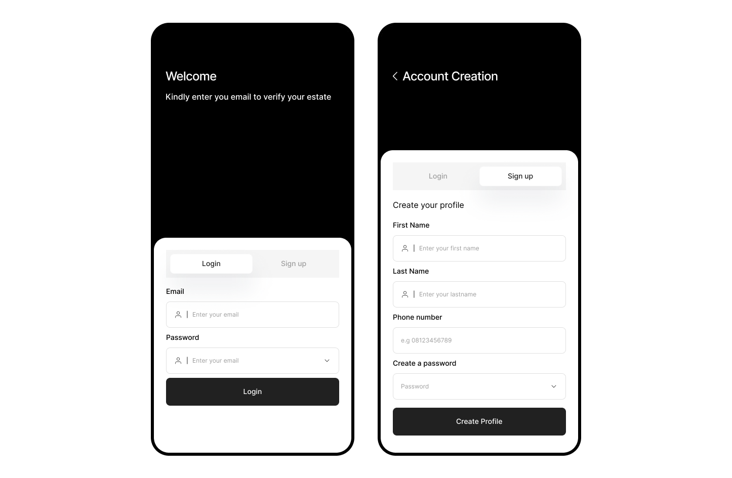 Daily UI #062 - Sign Up Form by Tomiwa Dosunmu on Dribbble