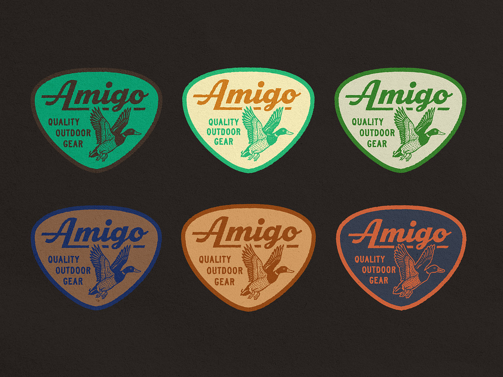 Duck Badges | Amigo Provisions Co. by Chad Woody on Dribbble