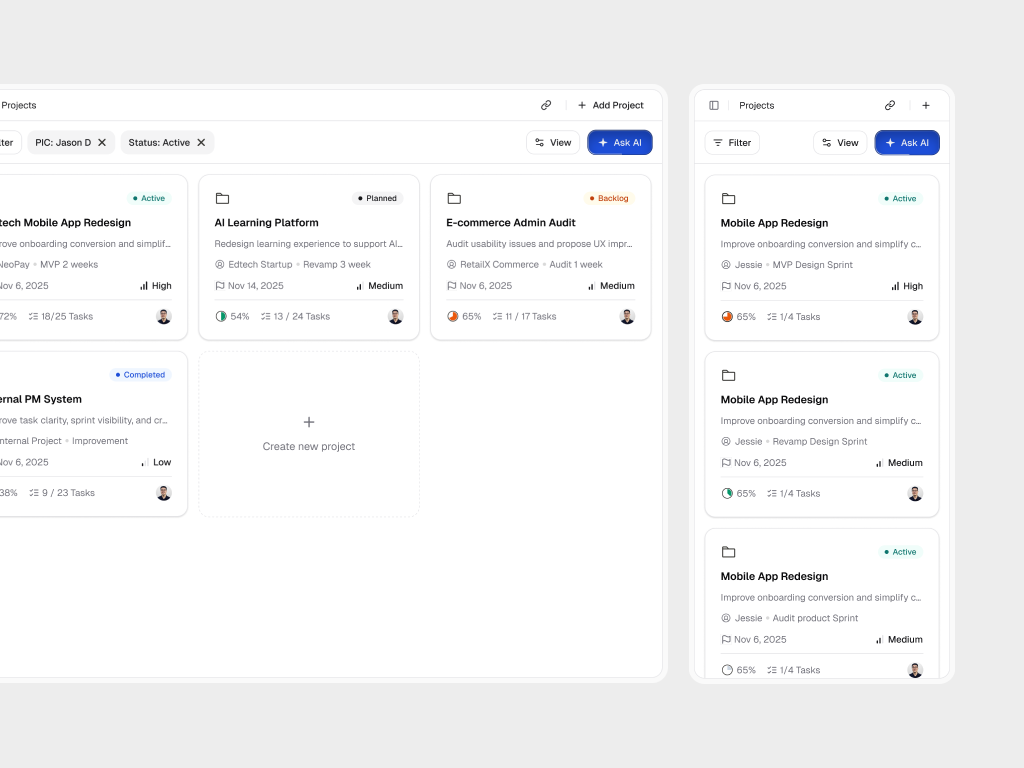 Project Detail Page - Mobile Responsive by Jason D on Dribbble