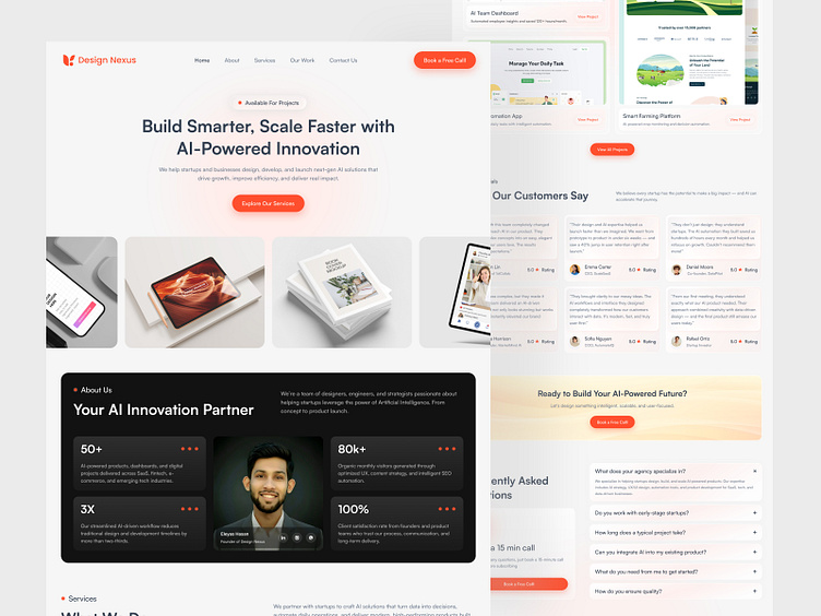 FAQ Section UI Design by Eleyas Hasan 💎 on Dribbble