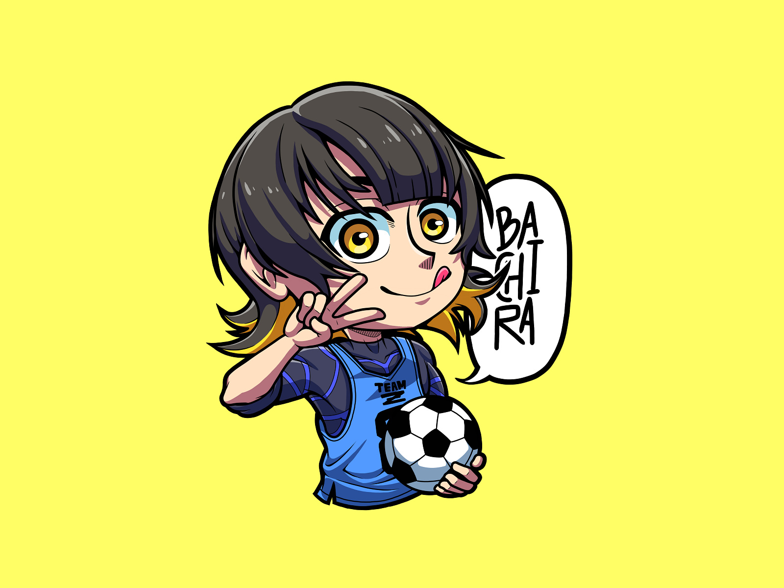 BACHIRA MEGURU | Half Body Chibi | [Blue Lock] by IrgiNM on Dribbble