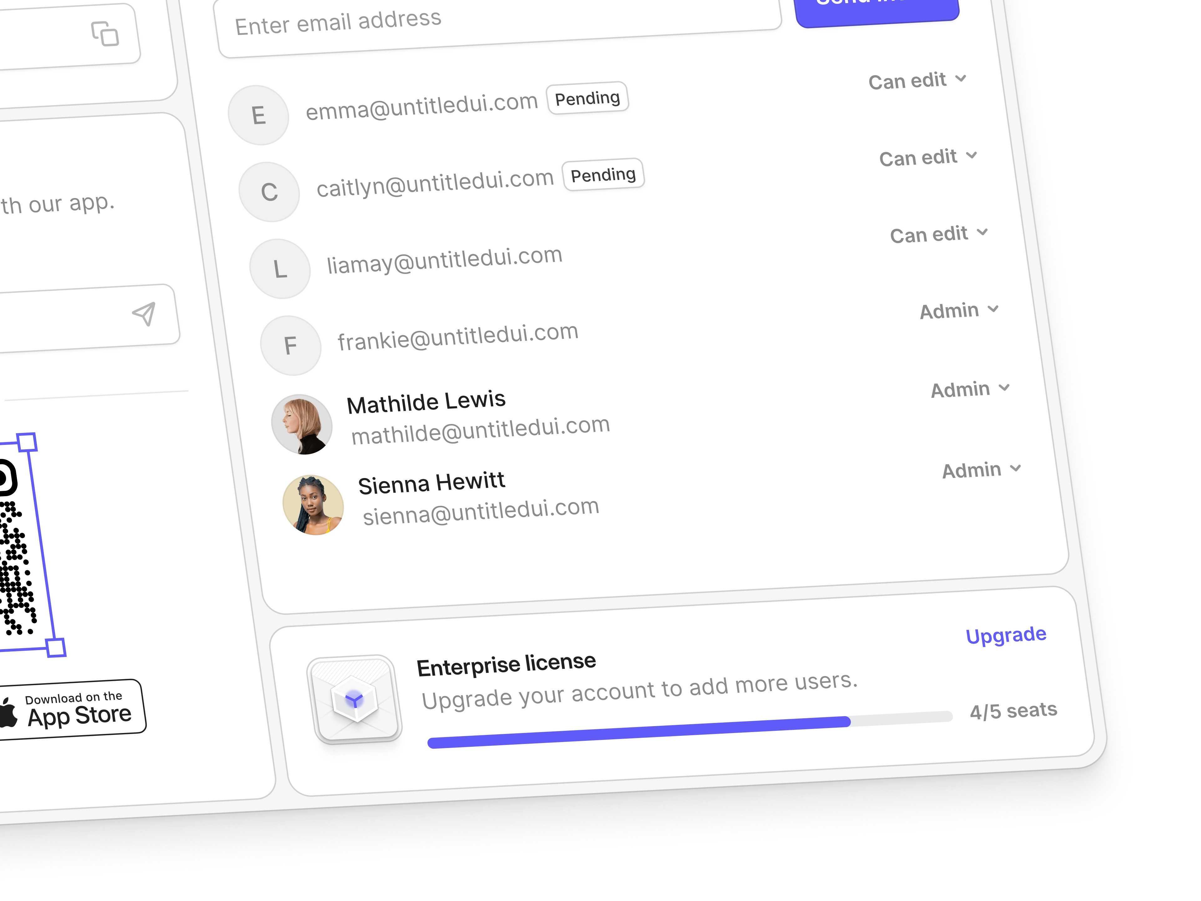 Invite modal — Untitled UI by Jordan Hughes® on Dribbble