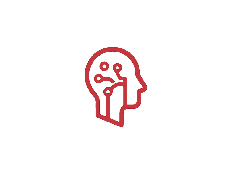 Modern Human Brain Tech Logo.Human head logo.Brain logo by Julian ...