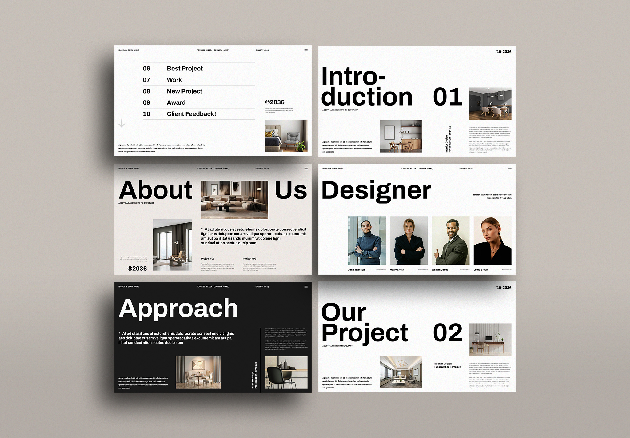 Interior Design Presentation Template by StyleArt on Dribbble