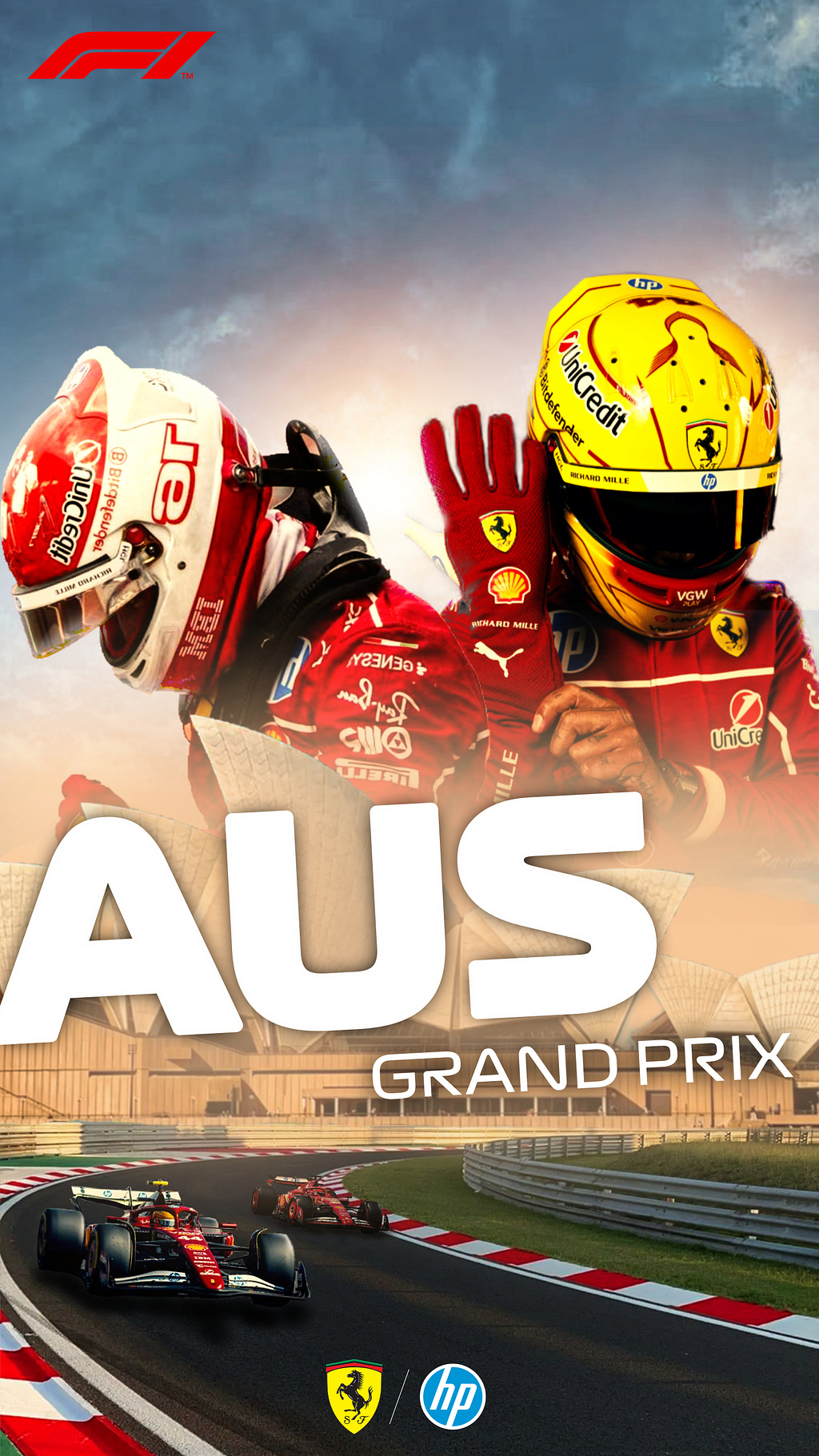 Formula 1 : Australian GP (Charles Leclerc & Lewis Hamilton) by Cookies ...