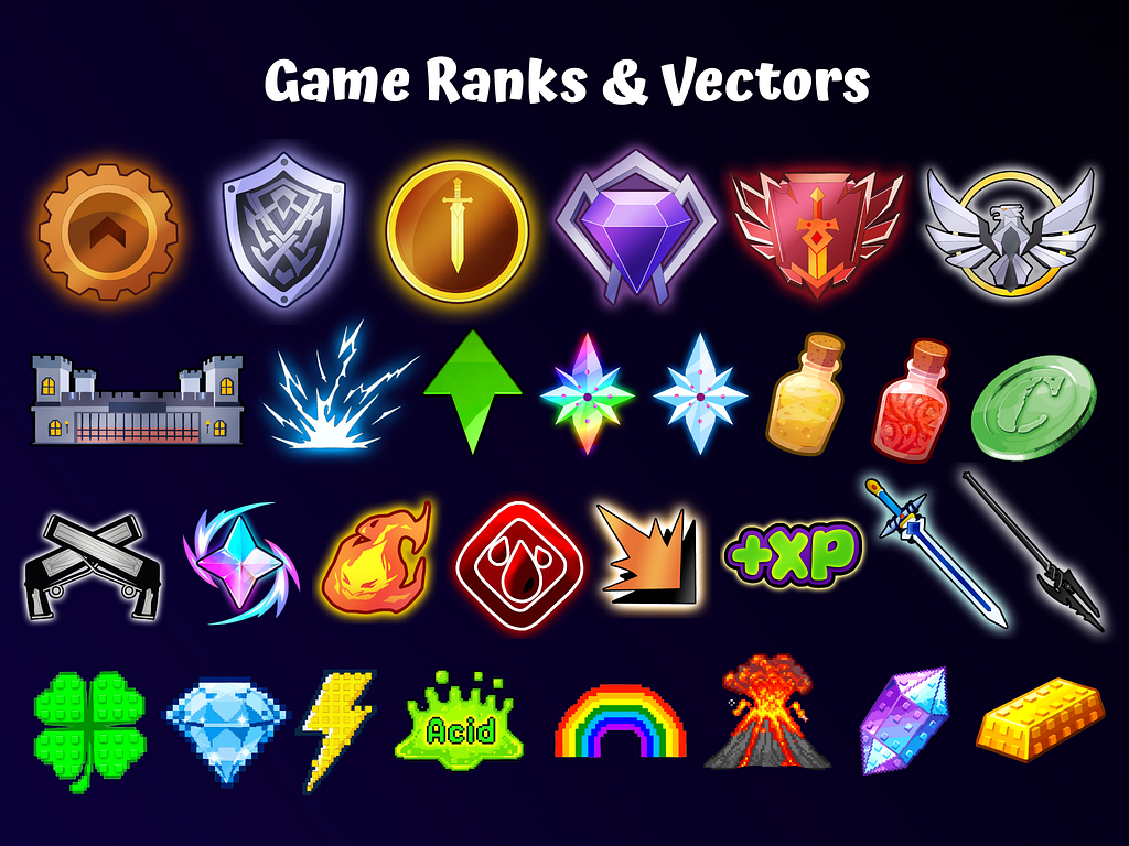 ranks and vectors by Magma on Dribbble