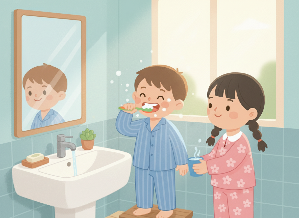 Cute Kids Health & Hygiene Illustration Series by Xin Yan on Dribbble