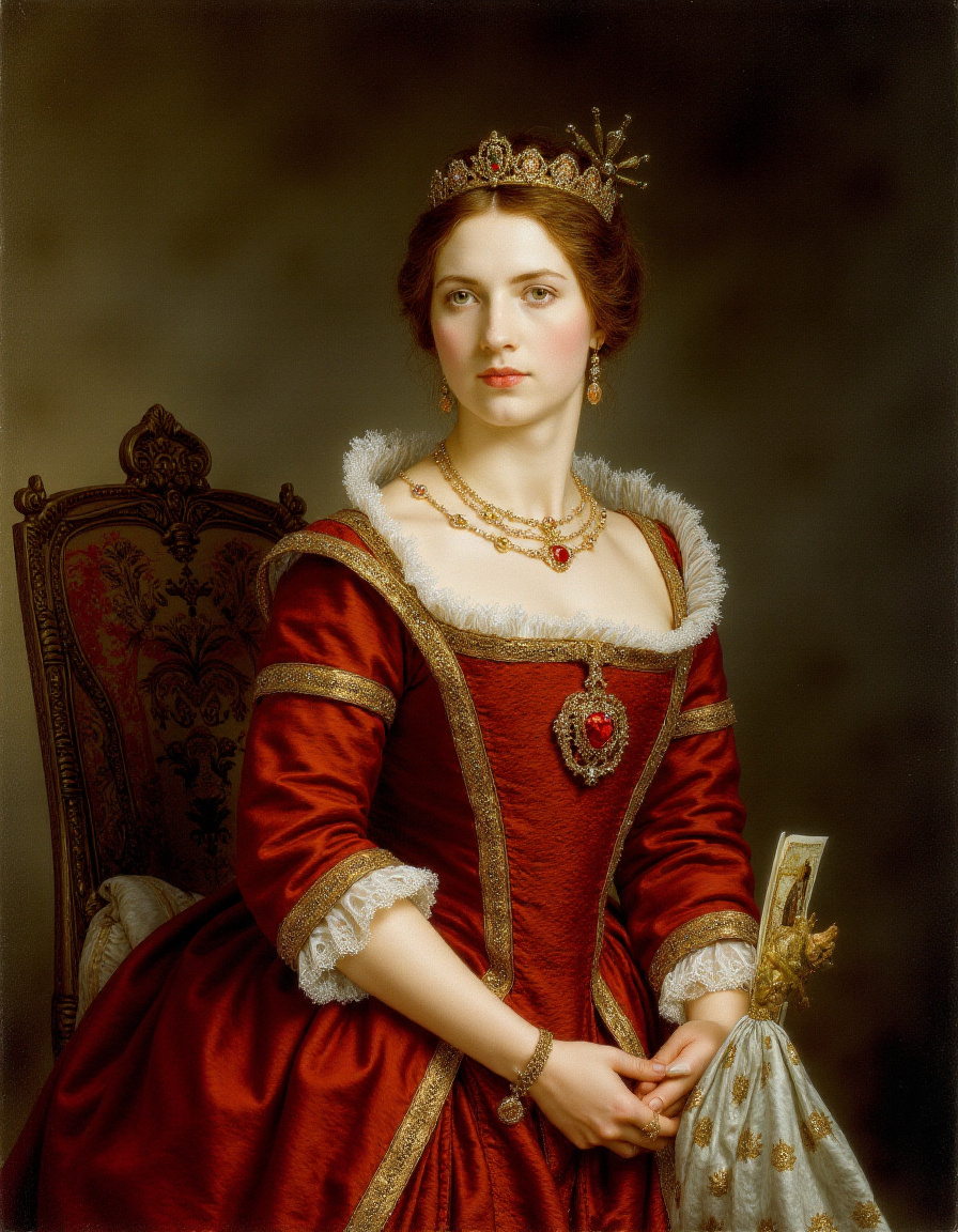 Renaissance Queen of England by Lucie A Wesson on Dribbble