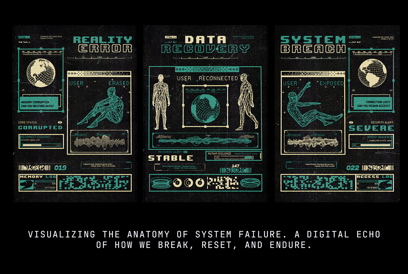 Reality Error: Cyberpunk Poster Series by Gevorg Harutyunyan on Dribbble