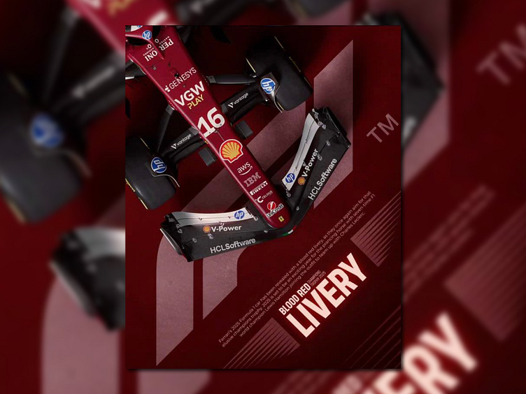 Ferrari 2025 Formula Car Poster Design. by Anayat Haque Khan on Dribbble