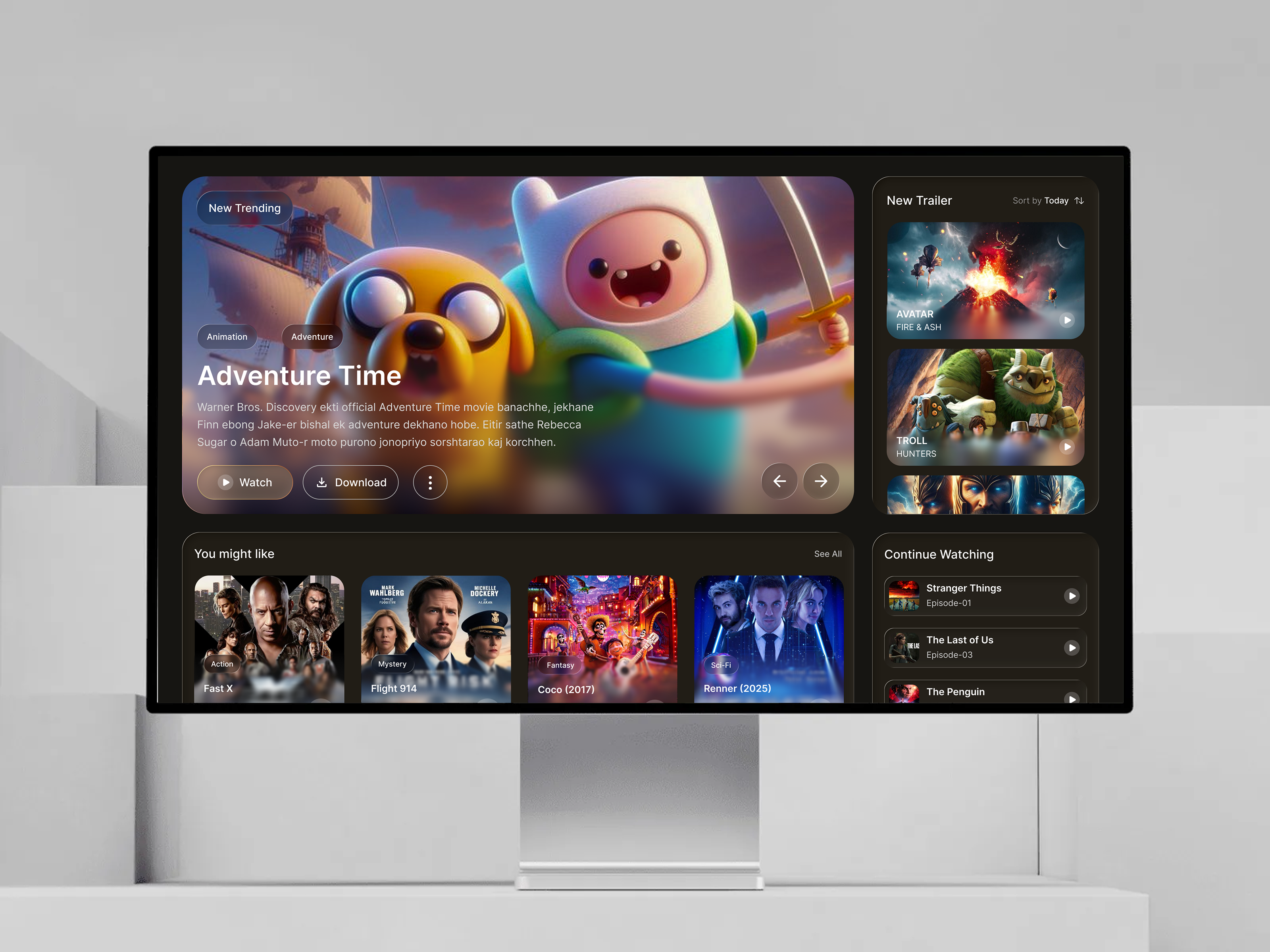 Next-Gen Movie Streaming UI/UX Concept by Gopal Chatterjee 🔥 for Blend ...