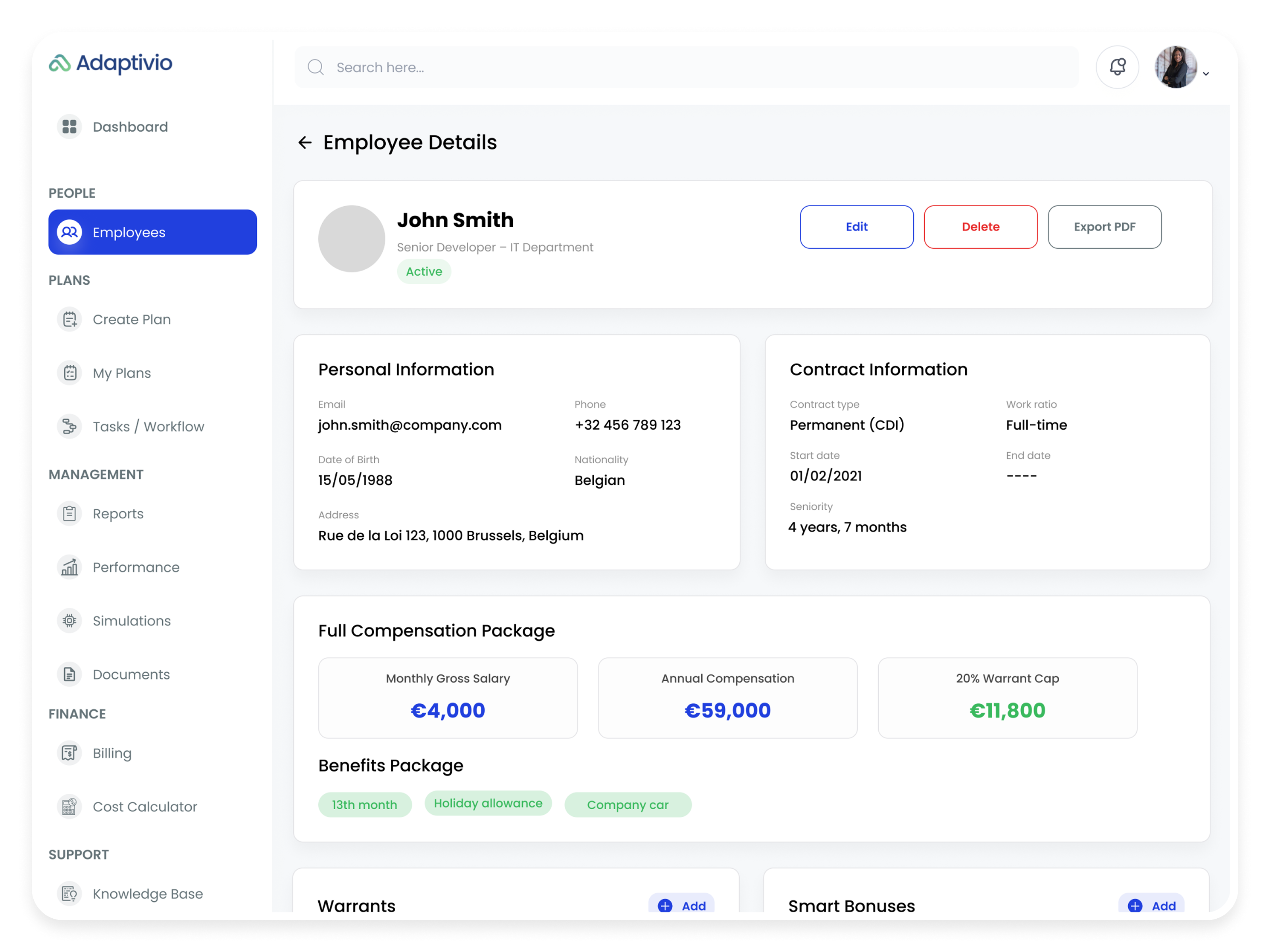 Enterprise SaaS Platform to manage employee Finance warrant by Rizwan ...