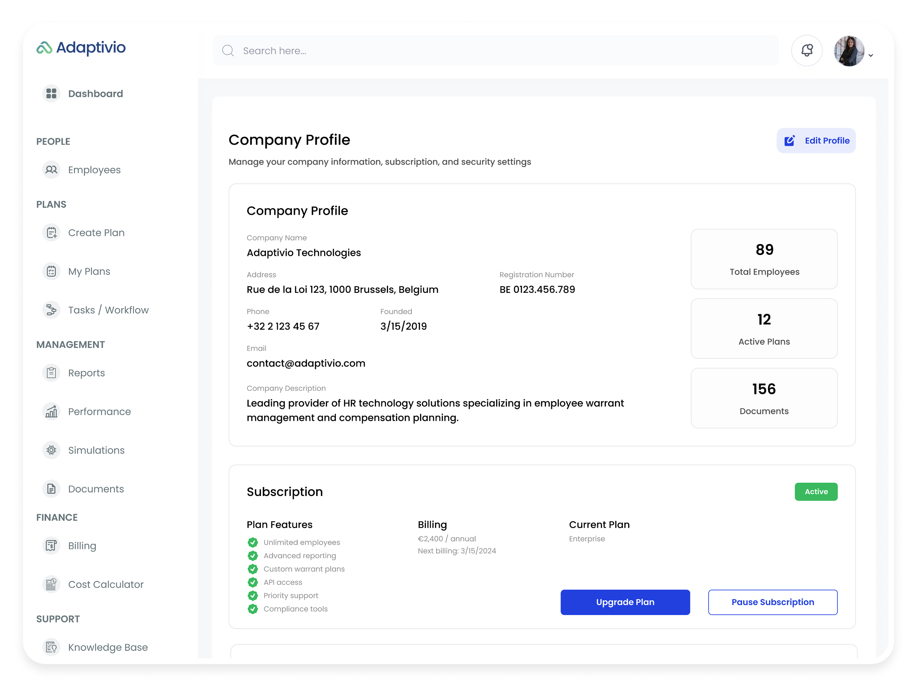 Enterprise SaaS Platform to manage employee Finance warrant by Rizwan ...