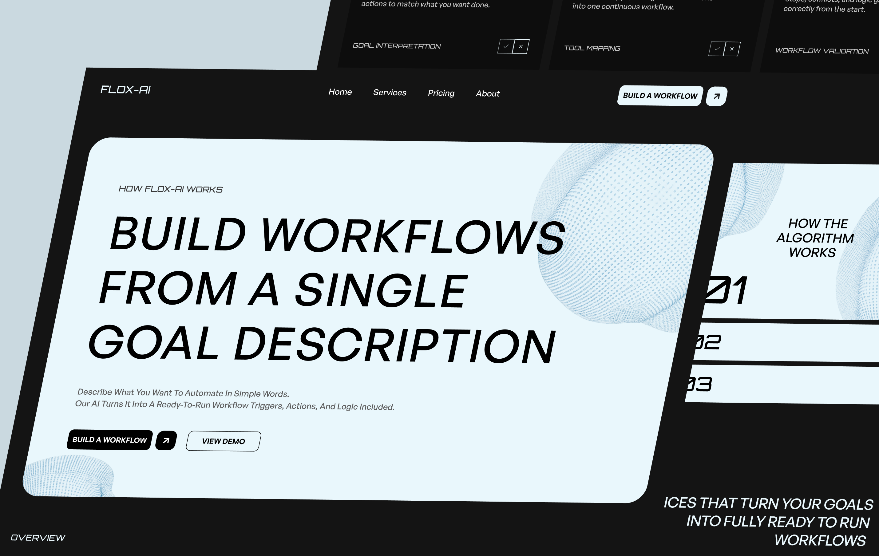 FLOX AI – Zero-Setup Automation Interface by Etherlabz on Dribbble