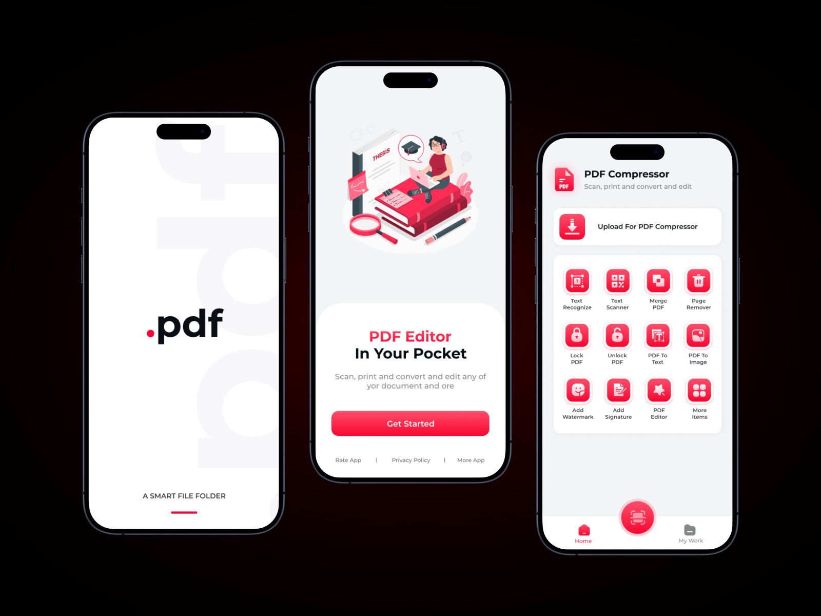 PDF Editor App UI | Clean & Functional Design by Bediter on Dribbble
