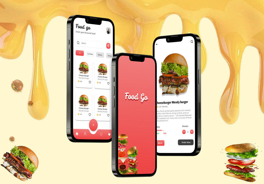 Food Go - UI Design Practice by Muskan manjhi on Dribbble