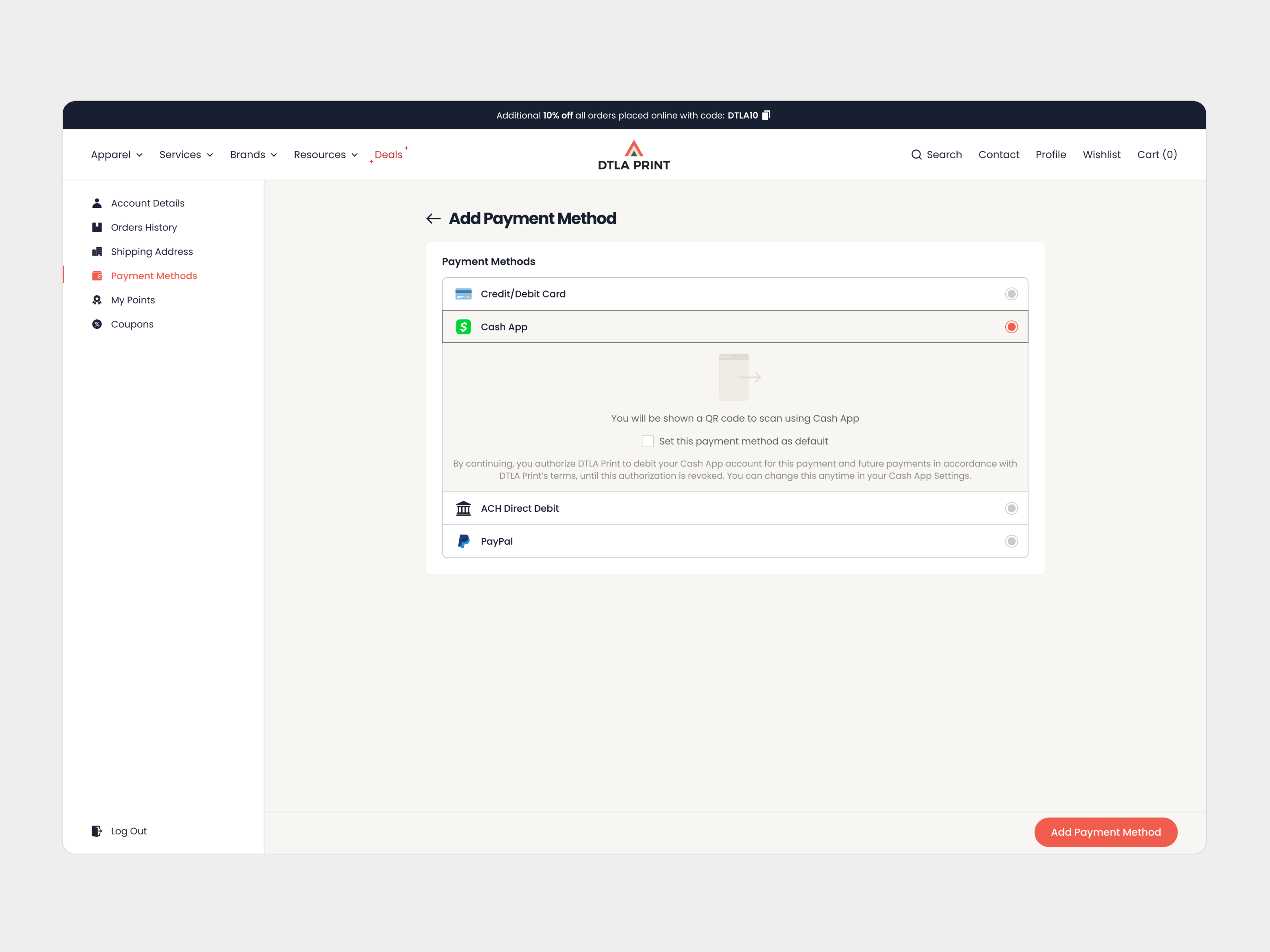 Coupons Page UI/UX Design DTLA Print by Oleksandra for Webity on Dribbble