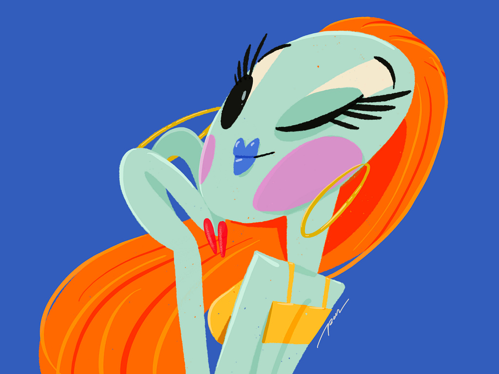 Alien model by Pon Cervantes on Dribbble