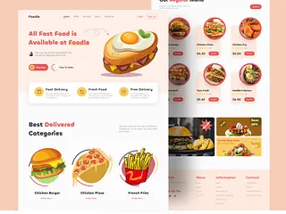 Food UI designs, themes, templates and downloadable graphic elements on ...