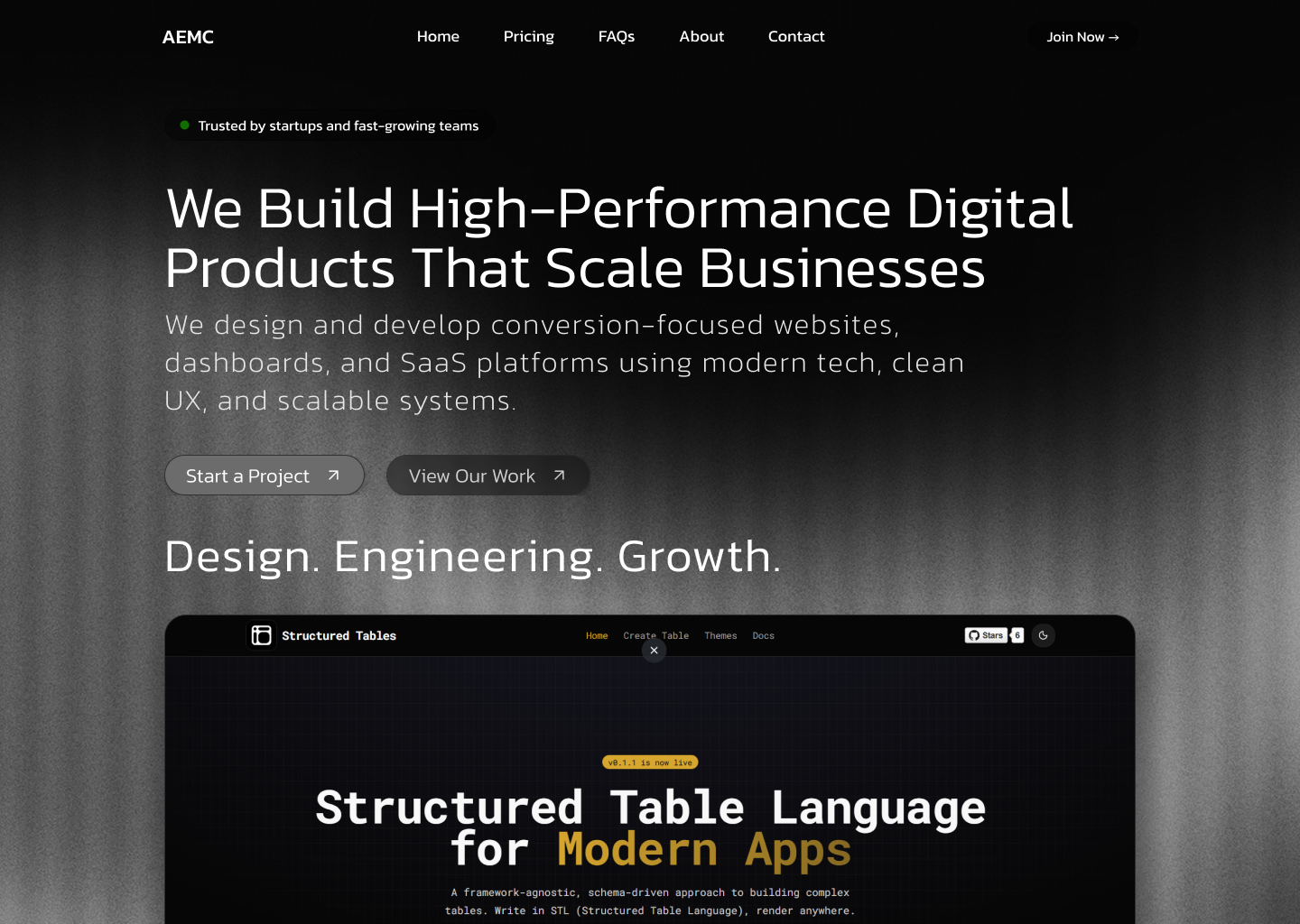 High-Performance Digital Products Hero Section by Amegh Coder on Dribbble