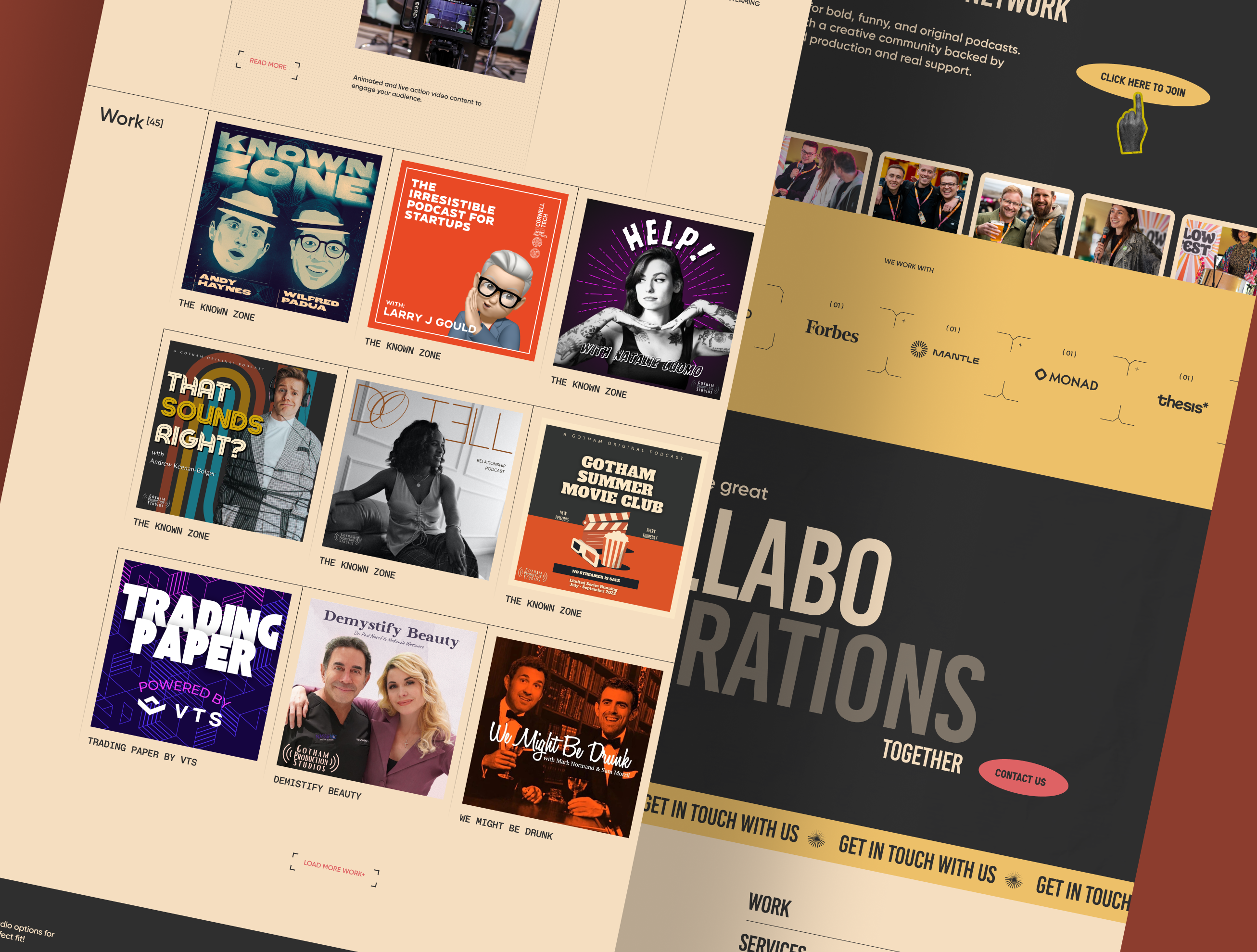 Content Production Website Homepage by Sachin Dhatterwal on Dribbble