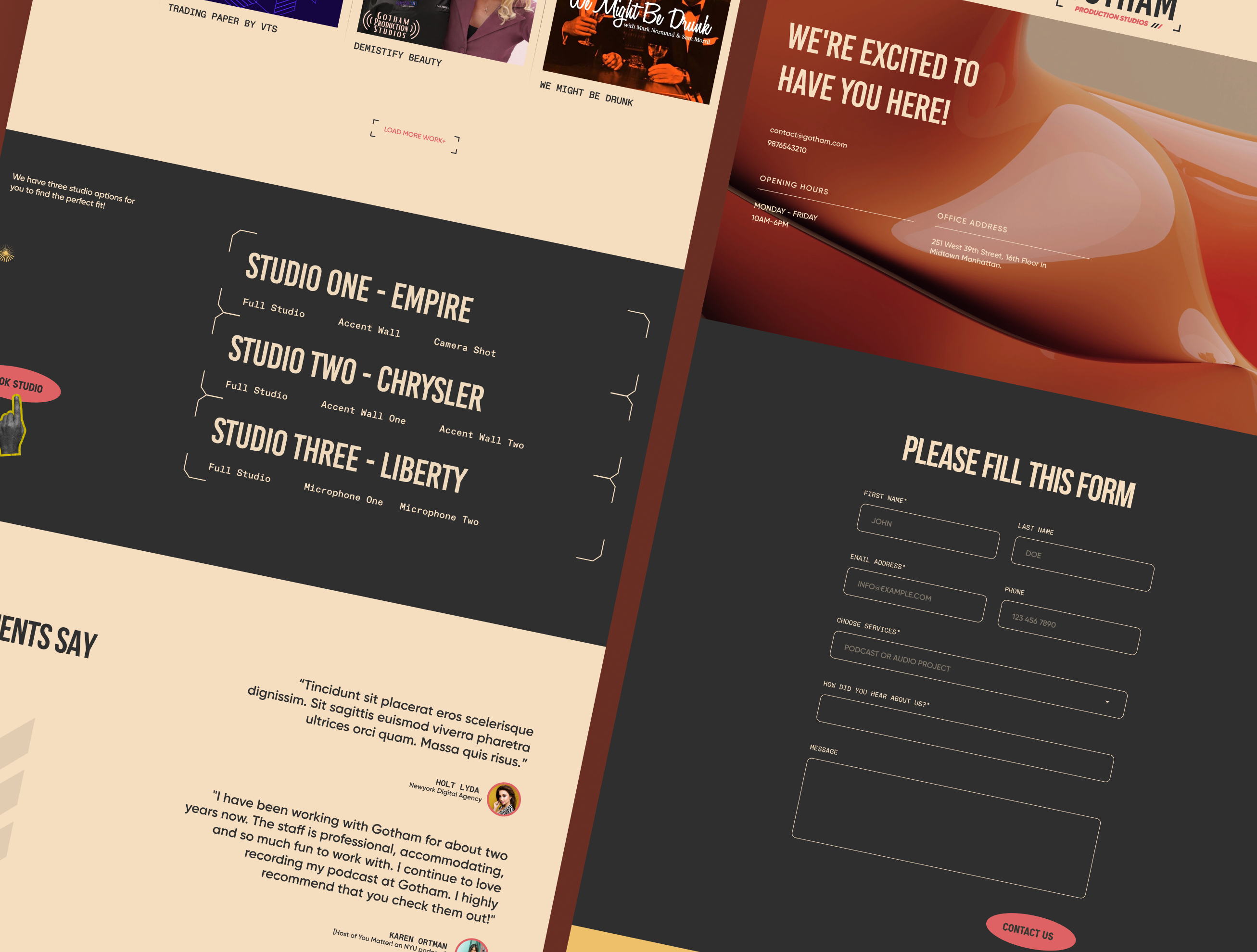 Content Production Website Homepage by Sachin Dhatterwal on Dribbble