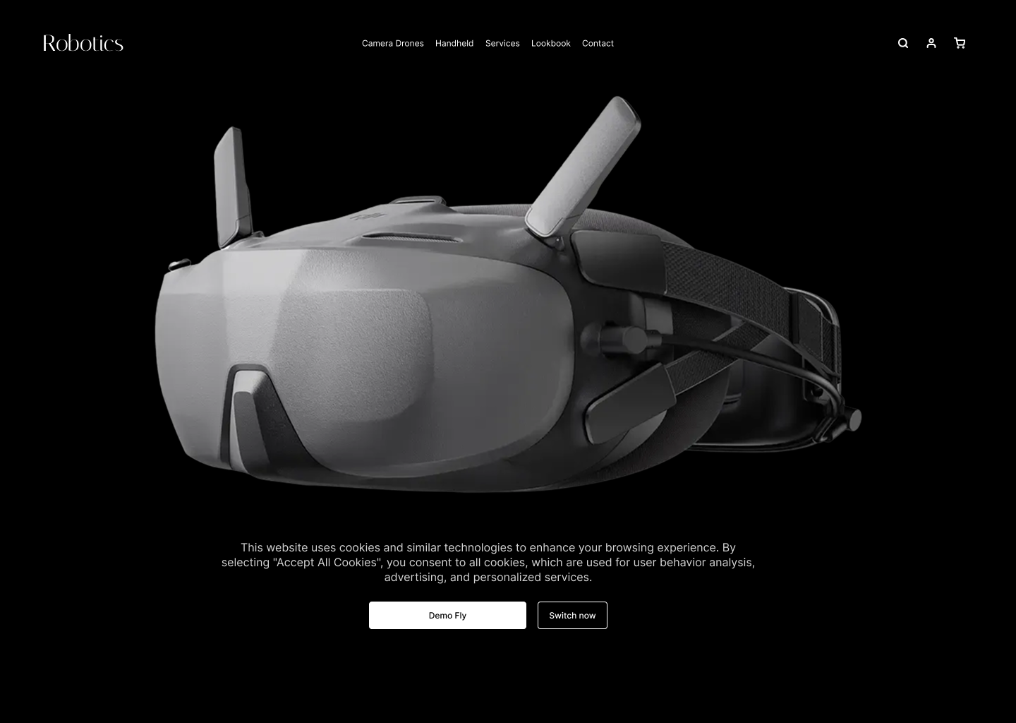 Robotics Drone Website UI Design Concept by Sivasankar on Dribbble