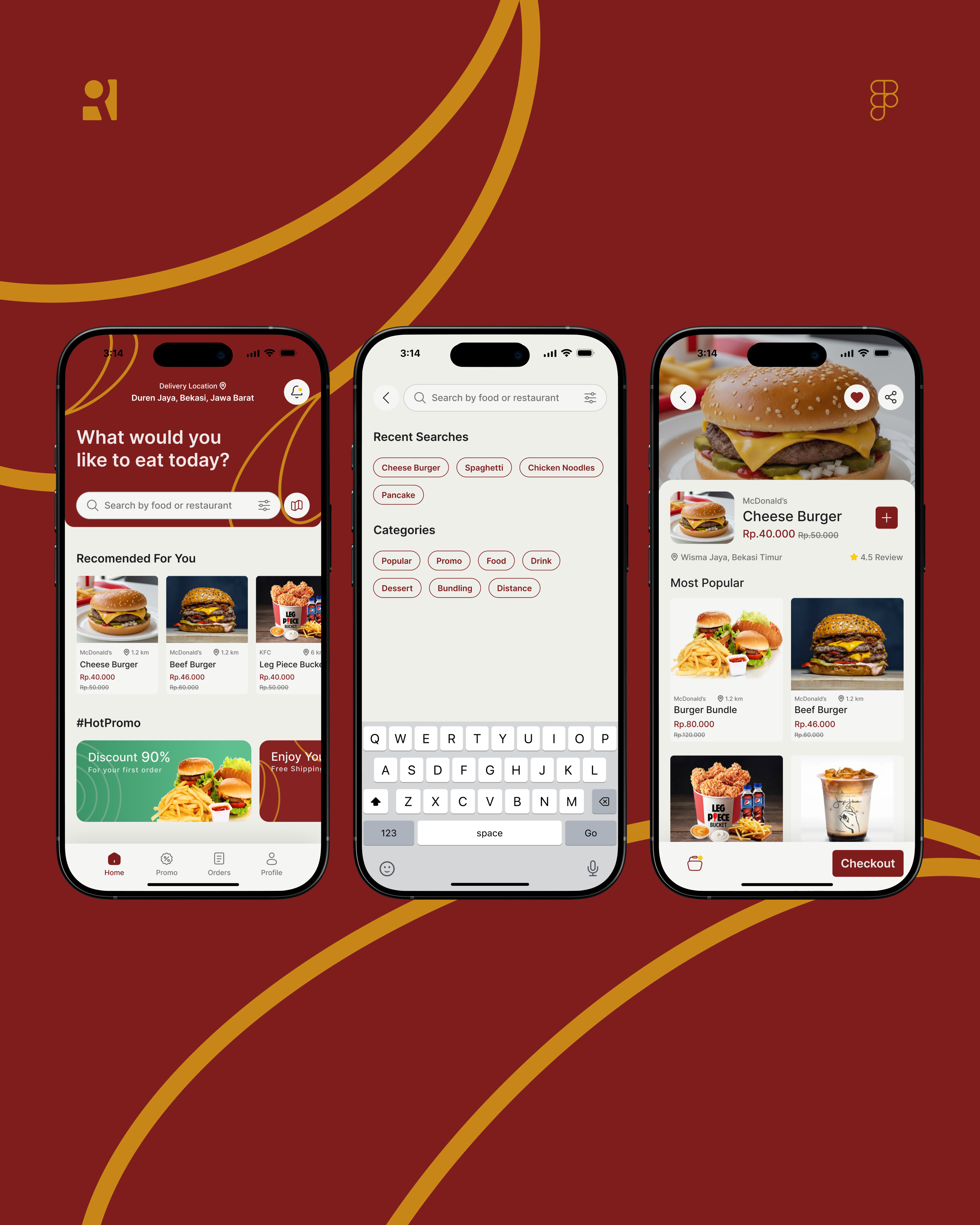 Food Delivery Mobile App — LapatFood by Rizky Bintang Assabil on Dribbble