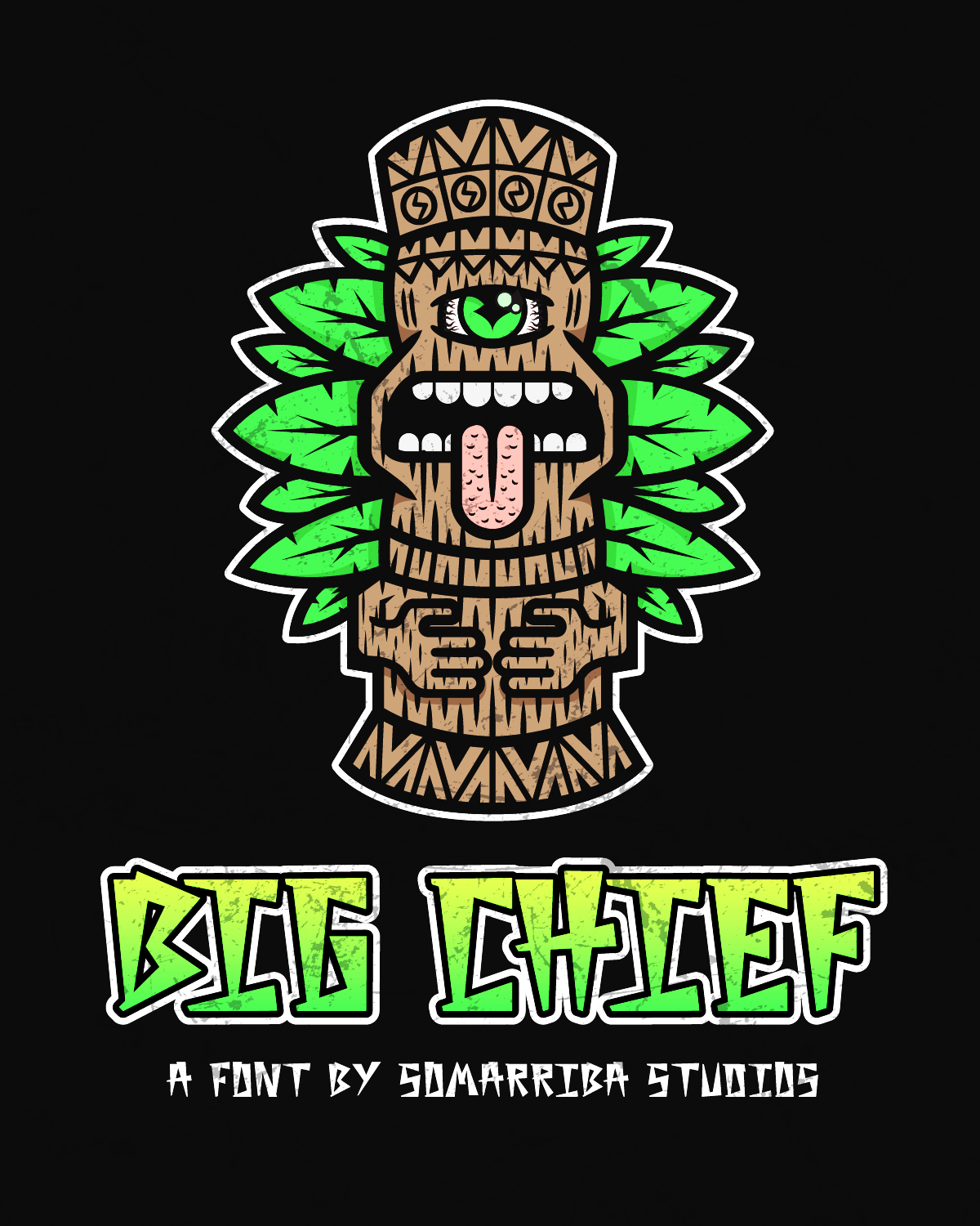 New font! Big Chief by Nick Somarriba on Dribbble