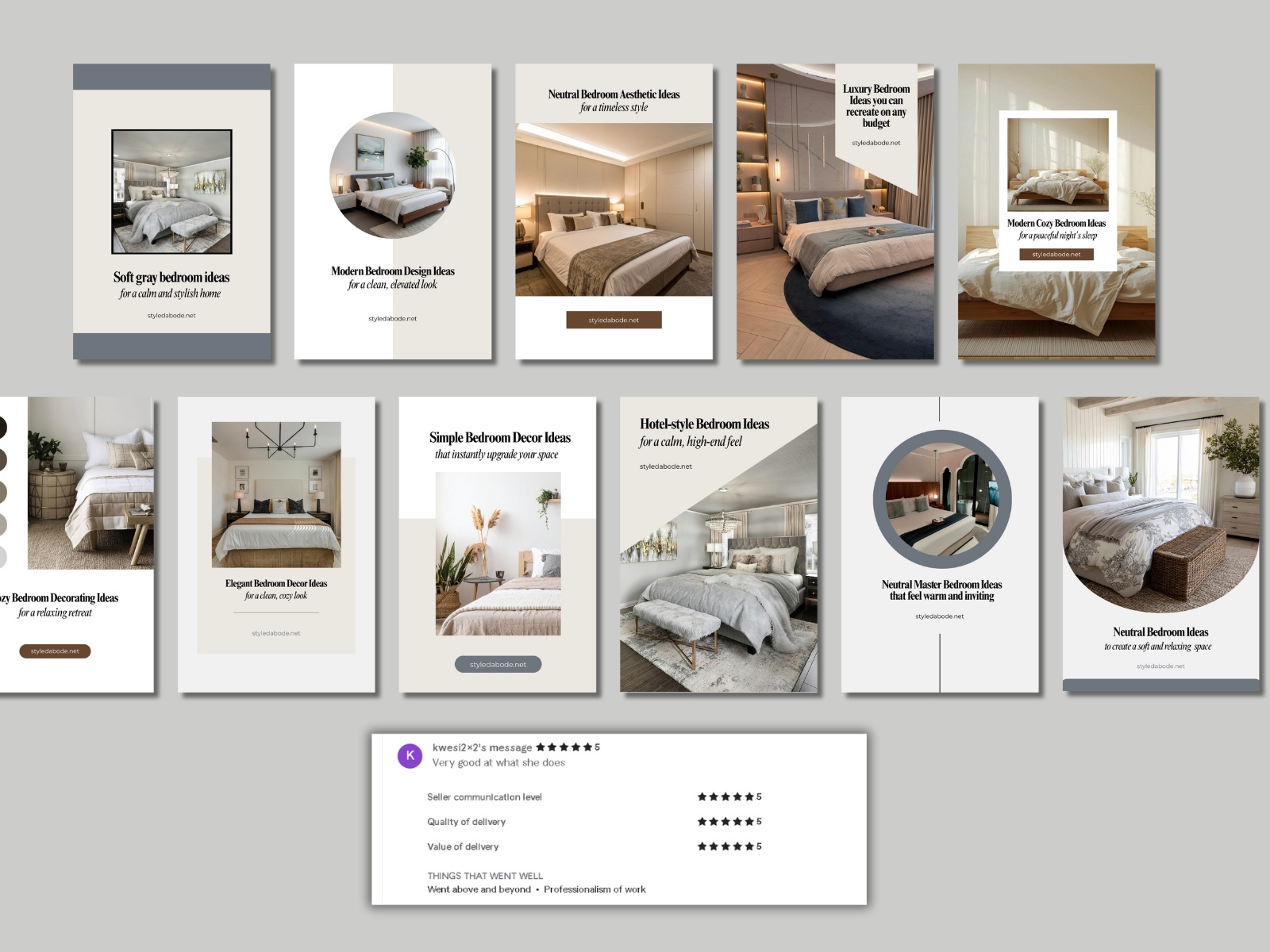 30 Pinterest Pin Templates On Canva by Nina Clemart Lumelay | Social ...