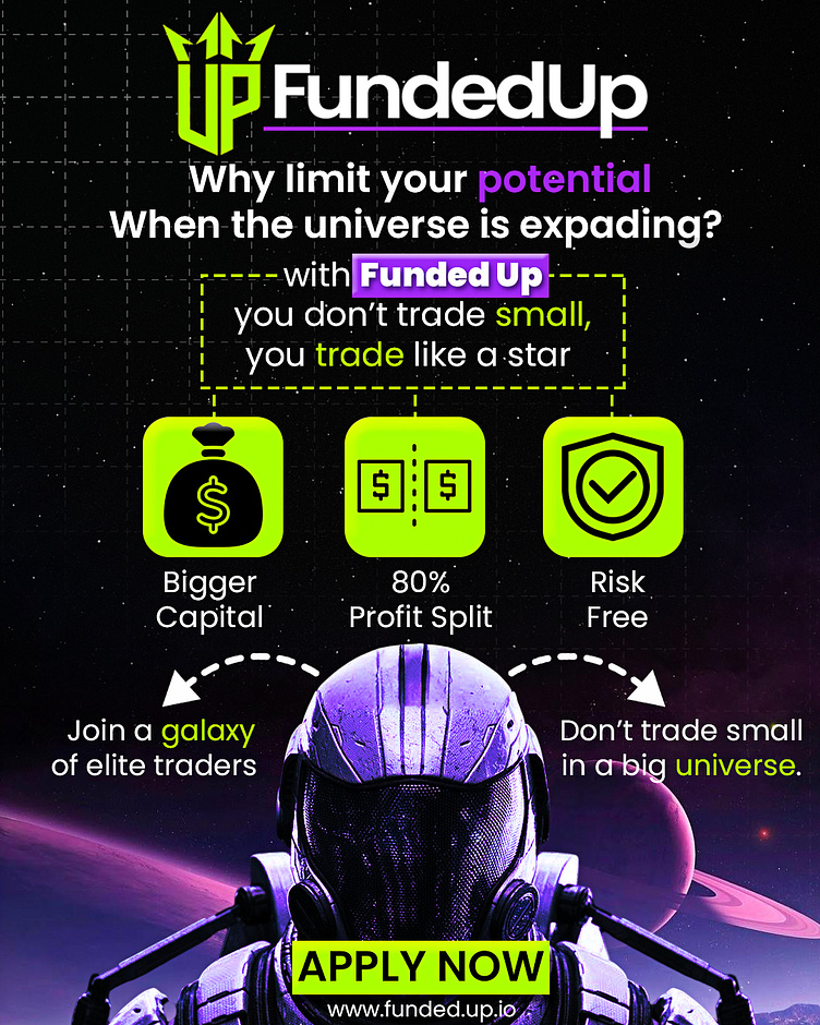 Prop Firm Poster Design by Sanjay Syangba on Dribbble