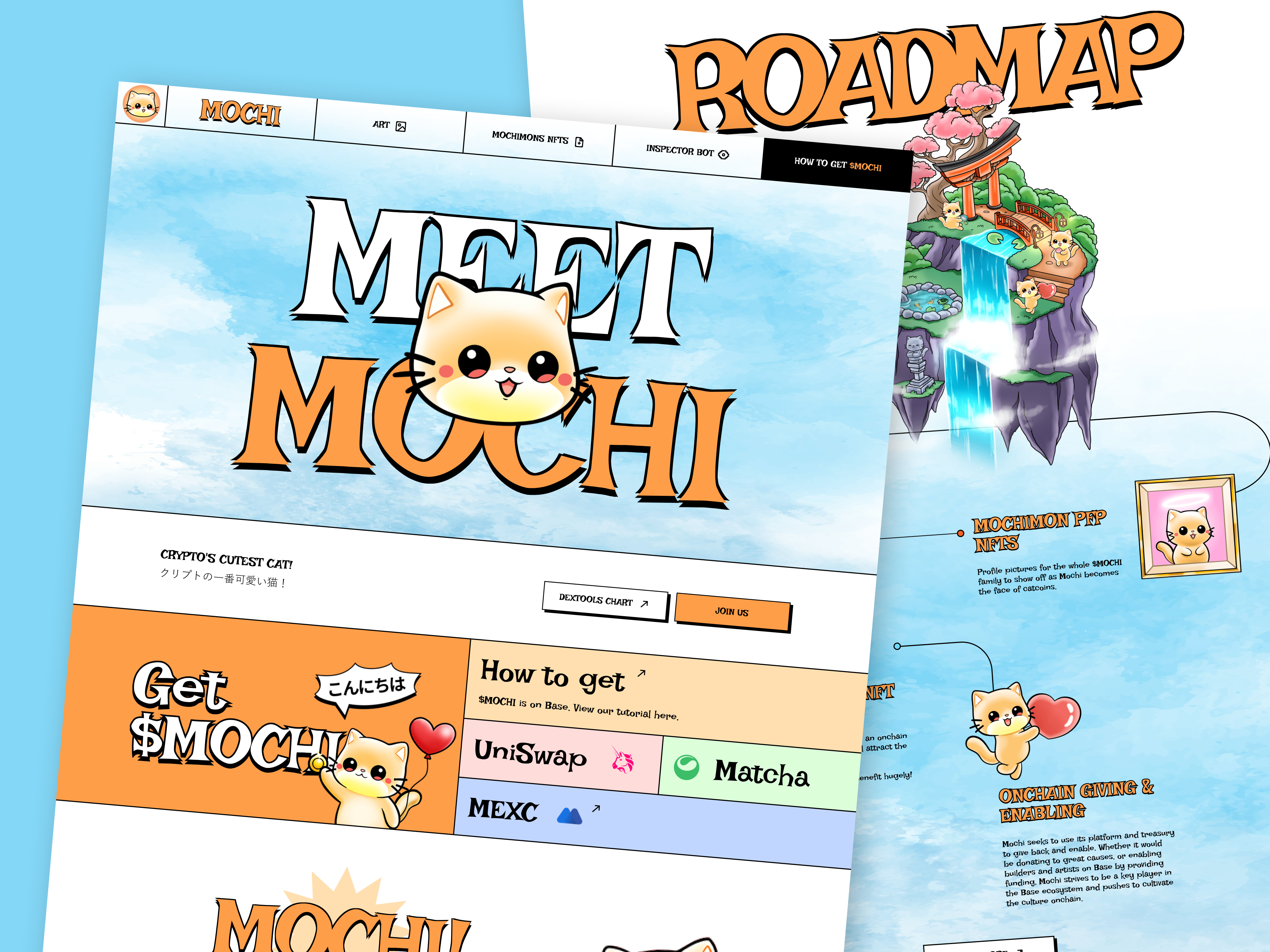 MOCHI -Meme Coin Website by Azmir Khan on Dribbble