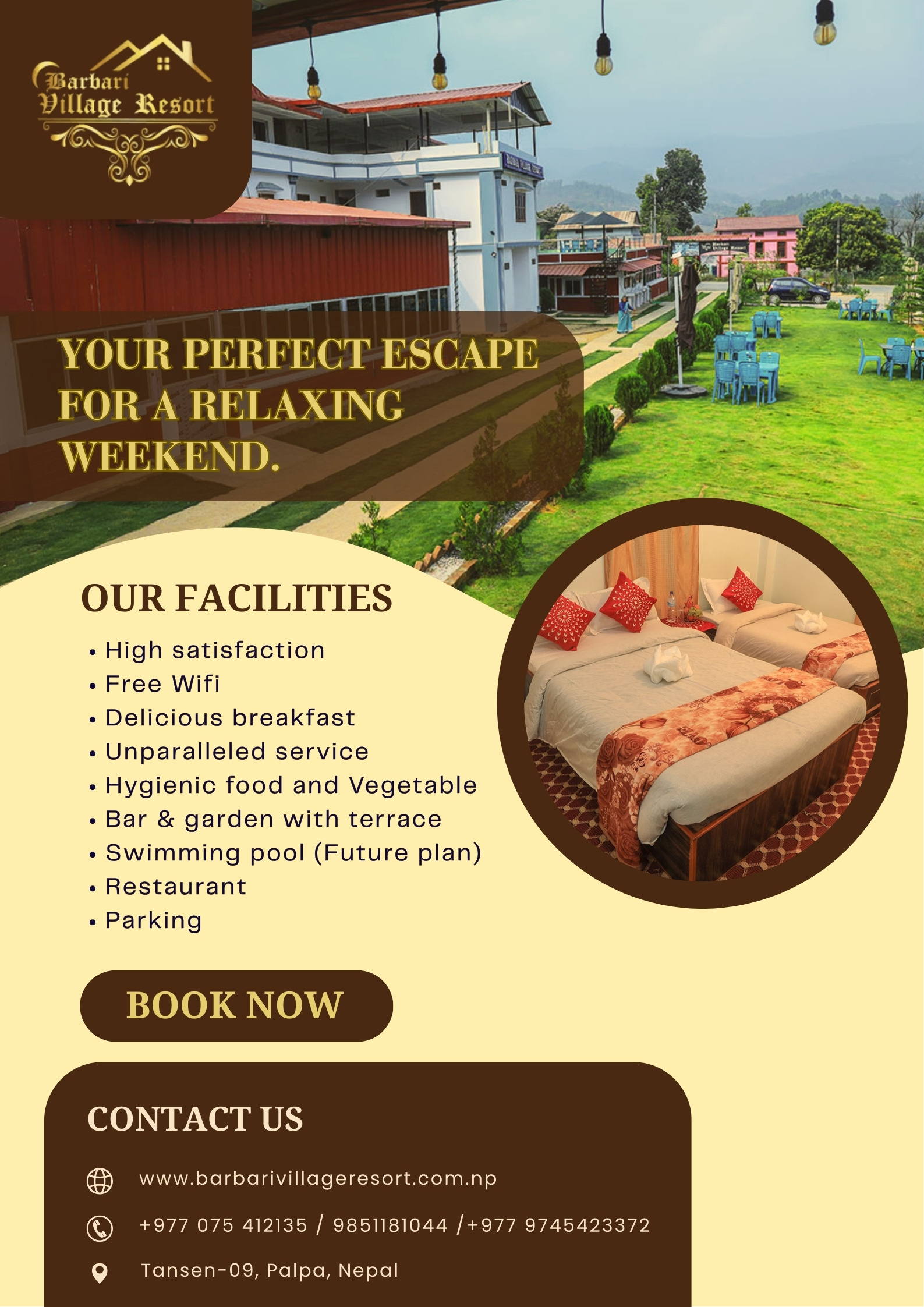 Resorts weekend poster design by Abi Lama on Dribbble