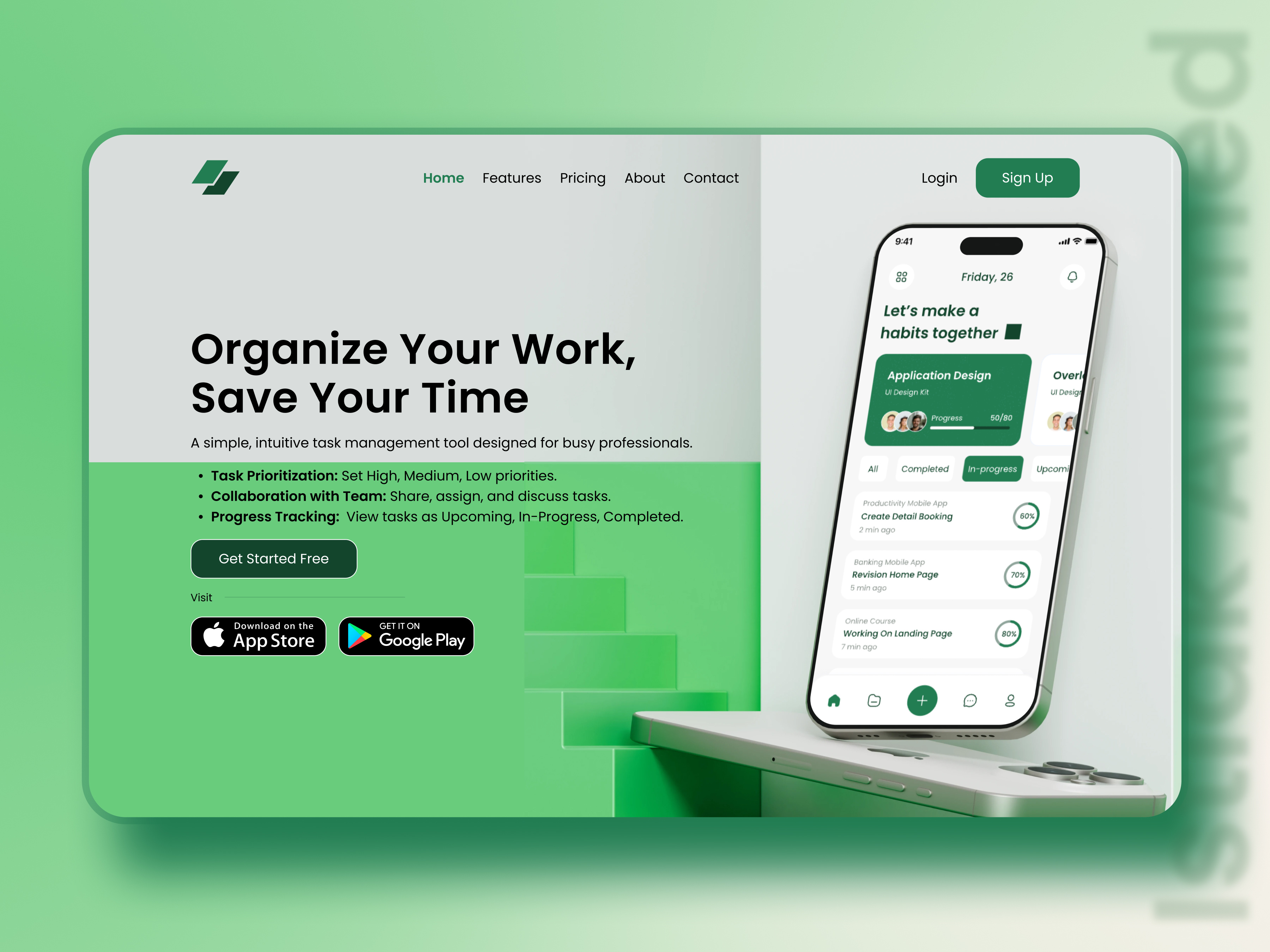Task Management App: iOS/Android UI by Istiak Ahmed on Dribbble