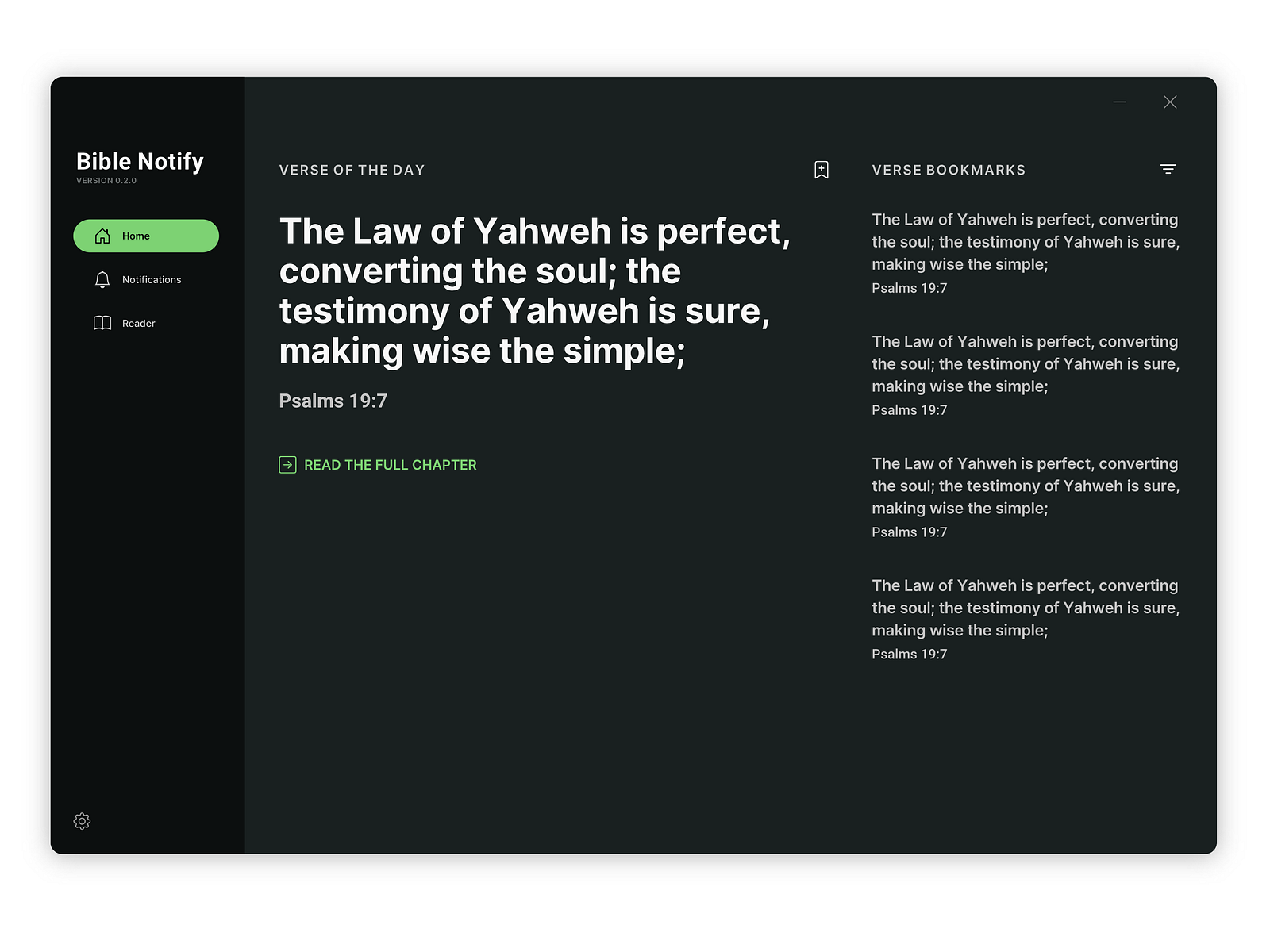 Bible Notify redesign concept - desktop version by Noah Rahm on Dribbble