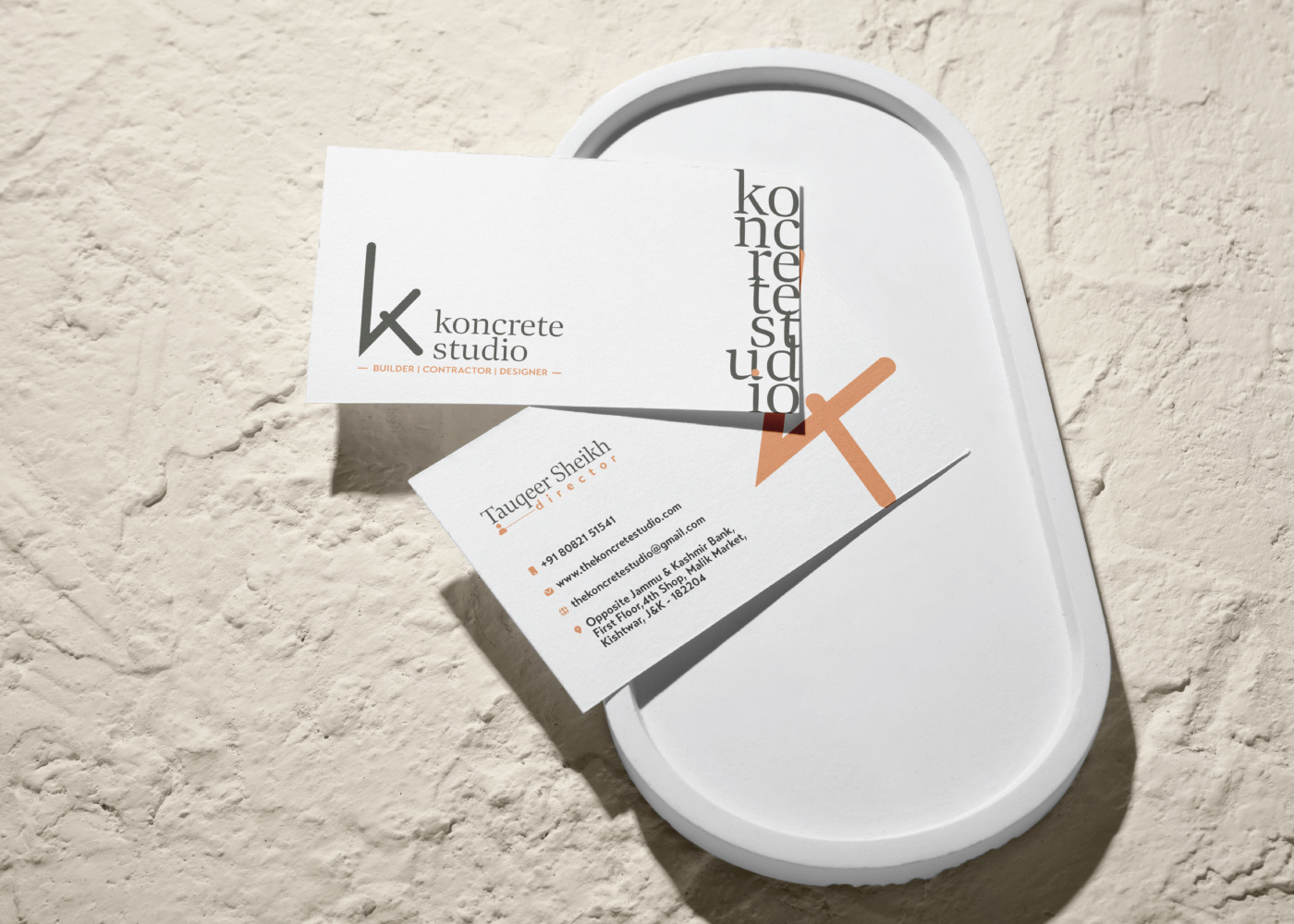 Concept-Based Logo for Koncrete Studio by Zain Ahmed Kamal on Dribbble
