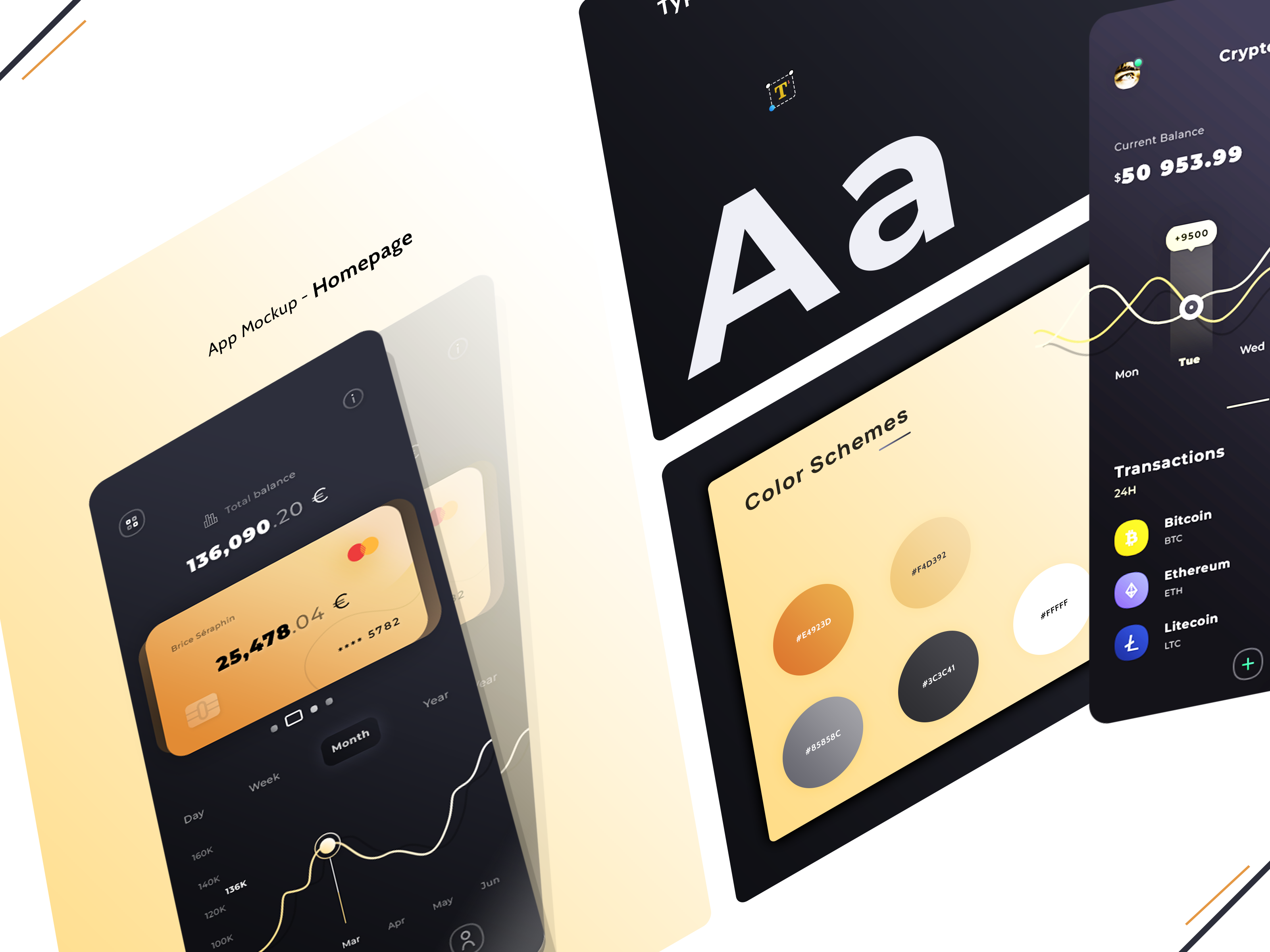 Finance app by Séraphin Brice on Dribbble