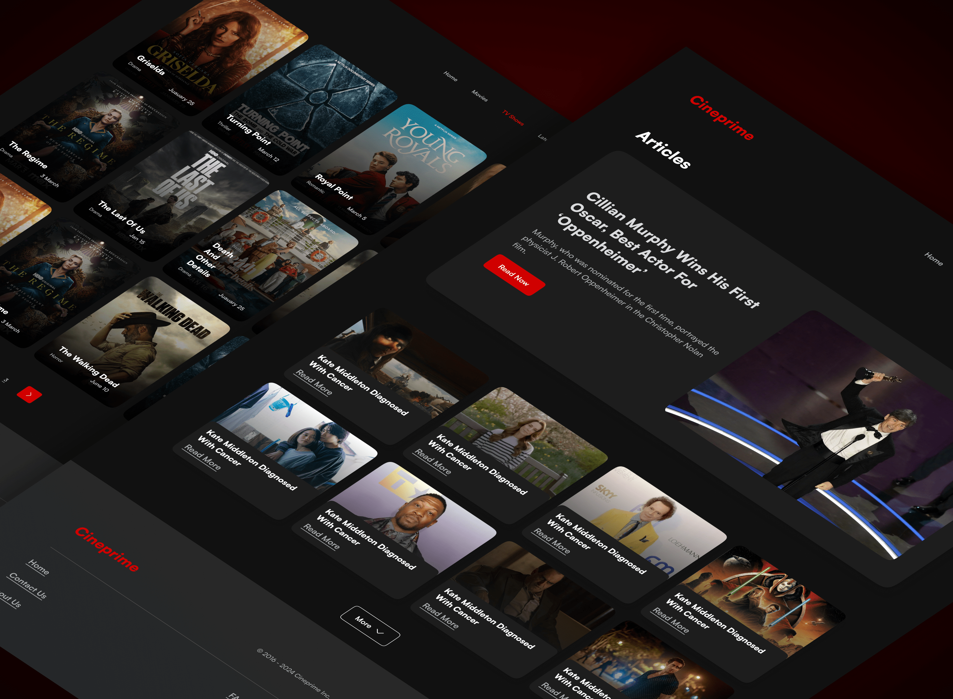 Cineprime — Authentication & Core Flow Wireframes by Nicki Pirhadi on ...