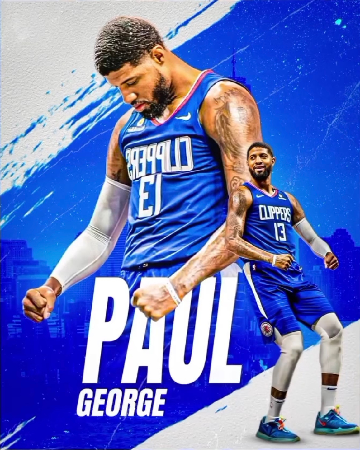 Paul George Basketball Player Poster Design. by Anayat Haque Khan on ...