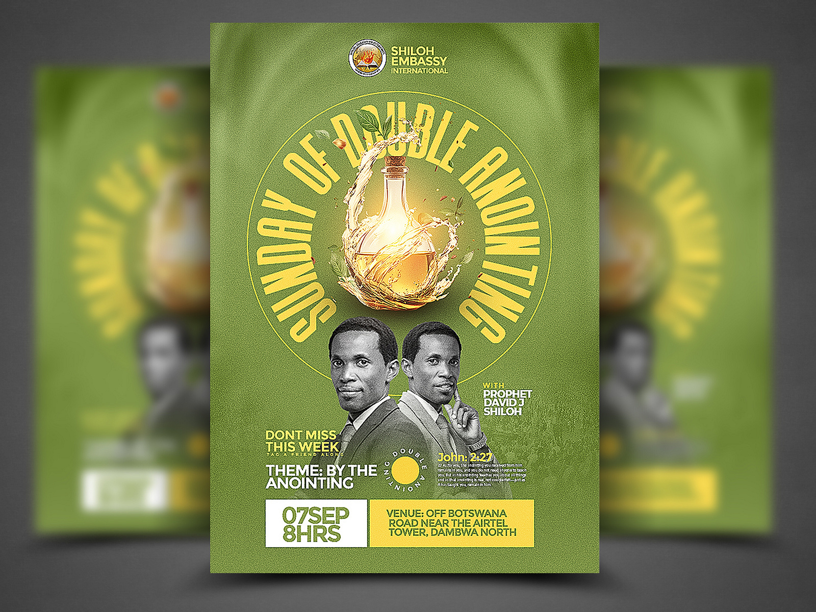 church Poster template by Premium City Graphics on Dribbble