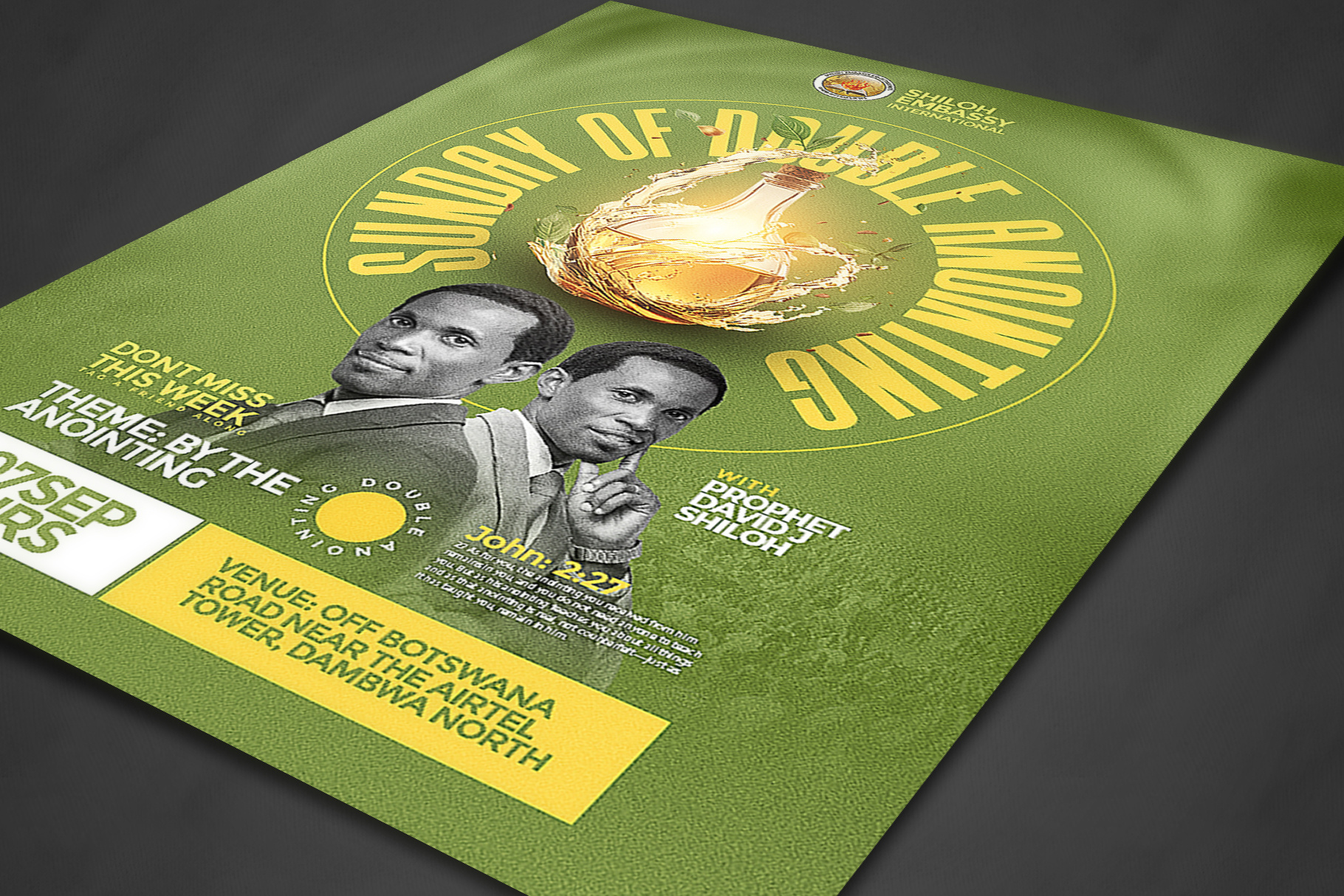 church Poster template by Premium City Graphics on Dribbble