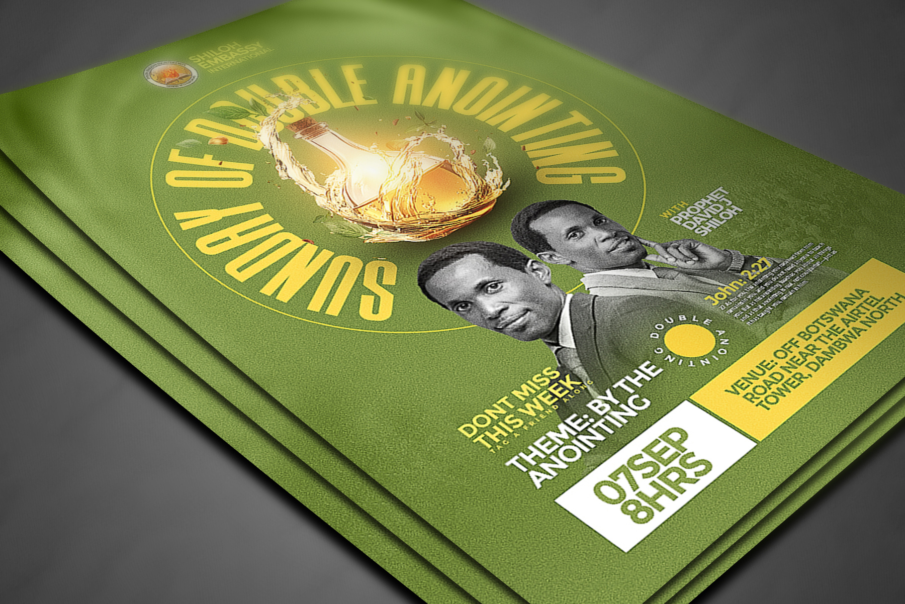 church Poster template by Premium City Graphics on Dribbble