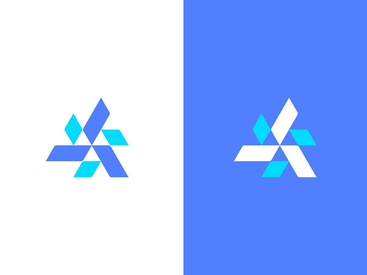 Letter A Triangle Sports Logo / For sale! by Alamgir Brands on Dribbble