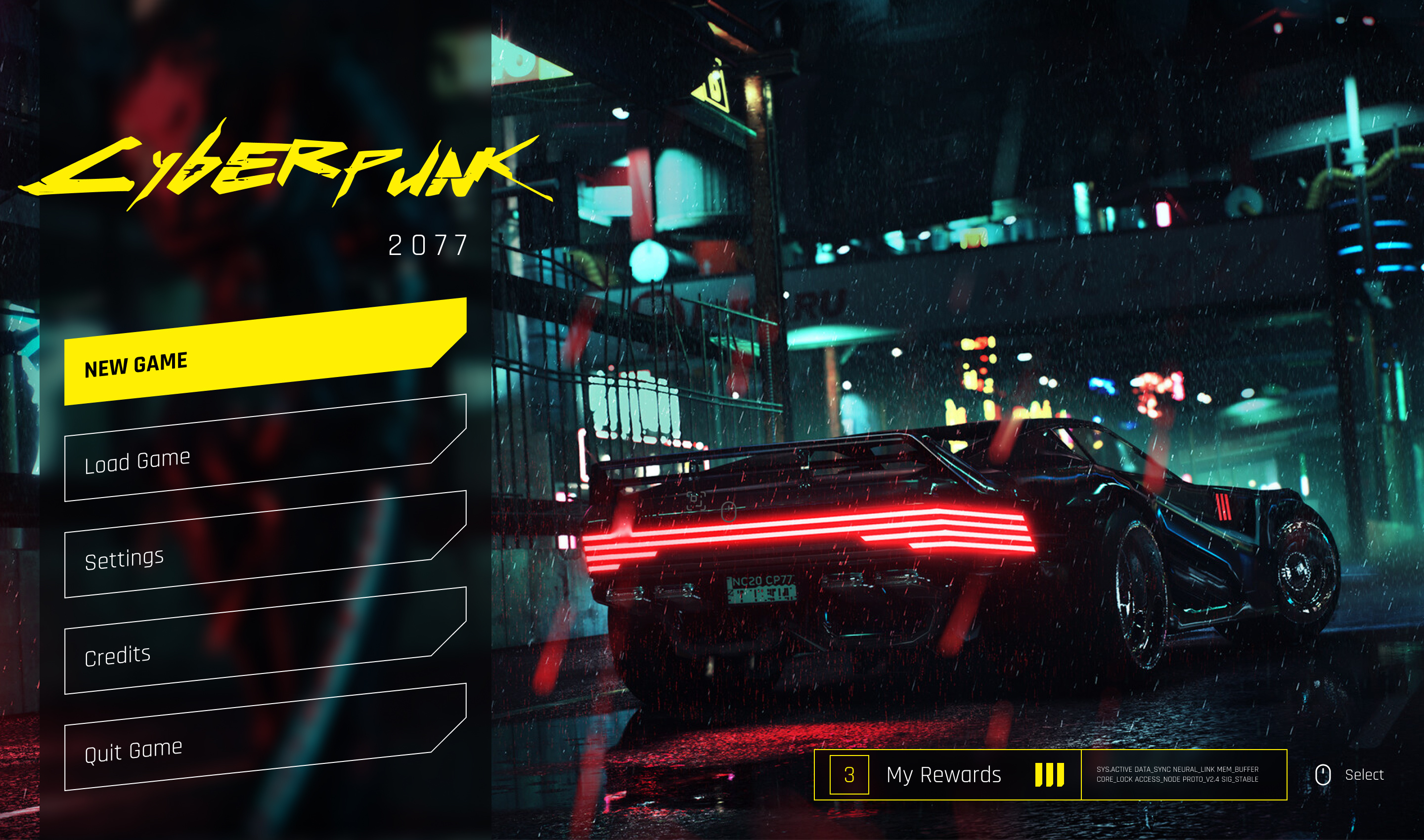 Cyberpunk 2077 — Game Menu UI Exploration by Hilarius Bryan on Dribbble