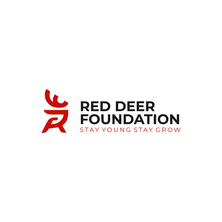Modern Abstract Red Deer Logo by enggar abdillah on Dribbble