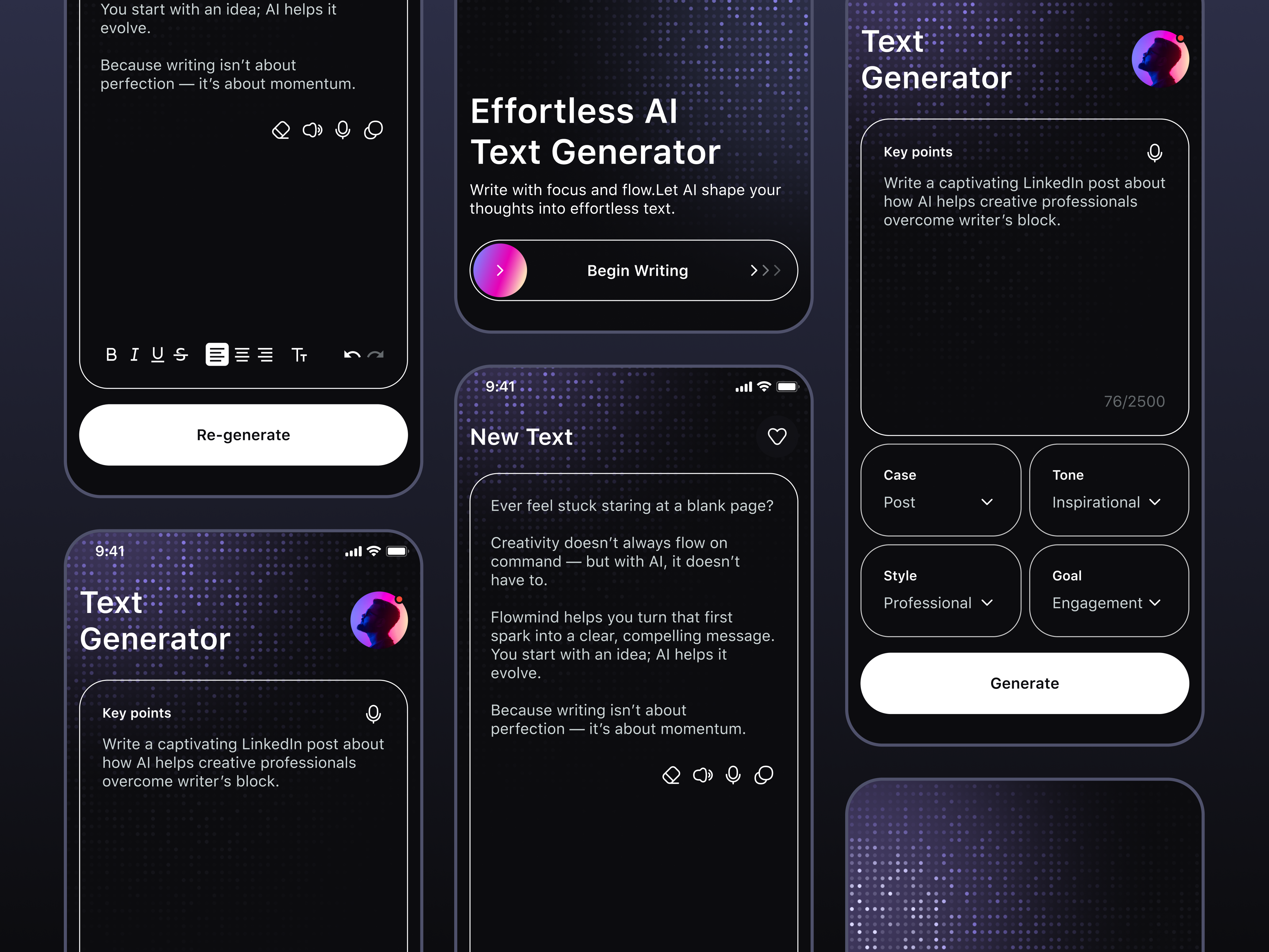 AI Mobile iOS App Design by Purrweb UI/UX Agency on Dribbble