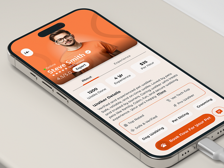 Pet Walking App Design by aPurple on Dribbble