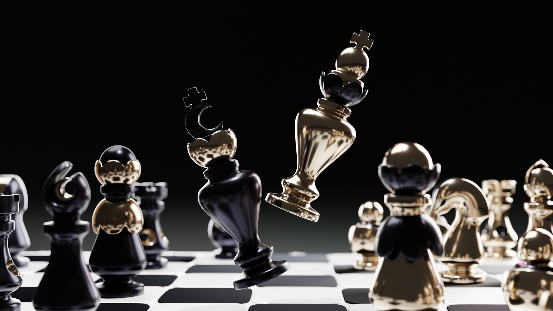Chess Set by Valeriya Khadyeva on Dribbble