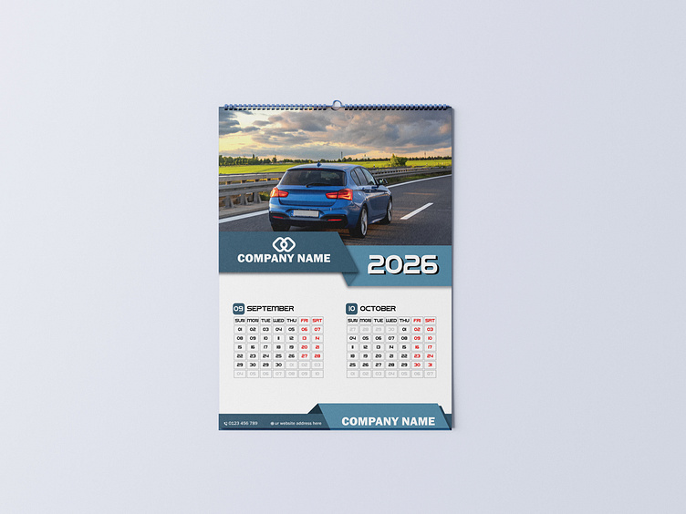 Calendar Design 2026 by Zubair Islam Ziad on Dribbble