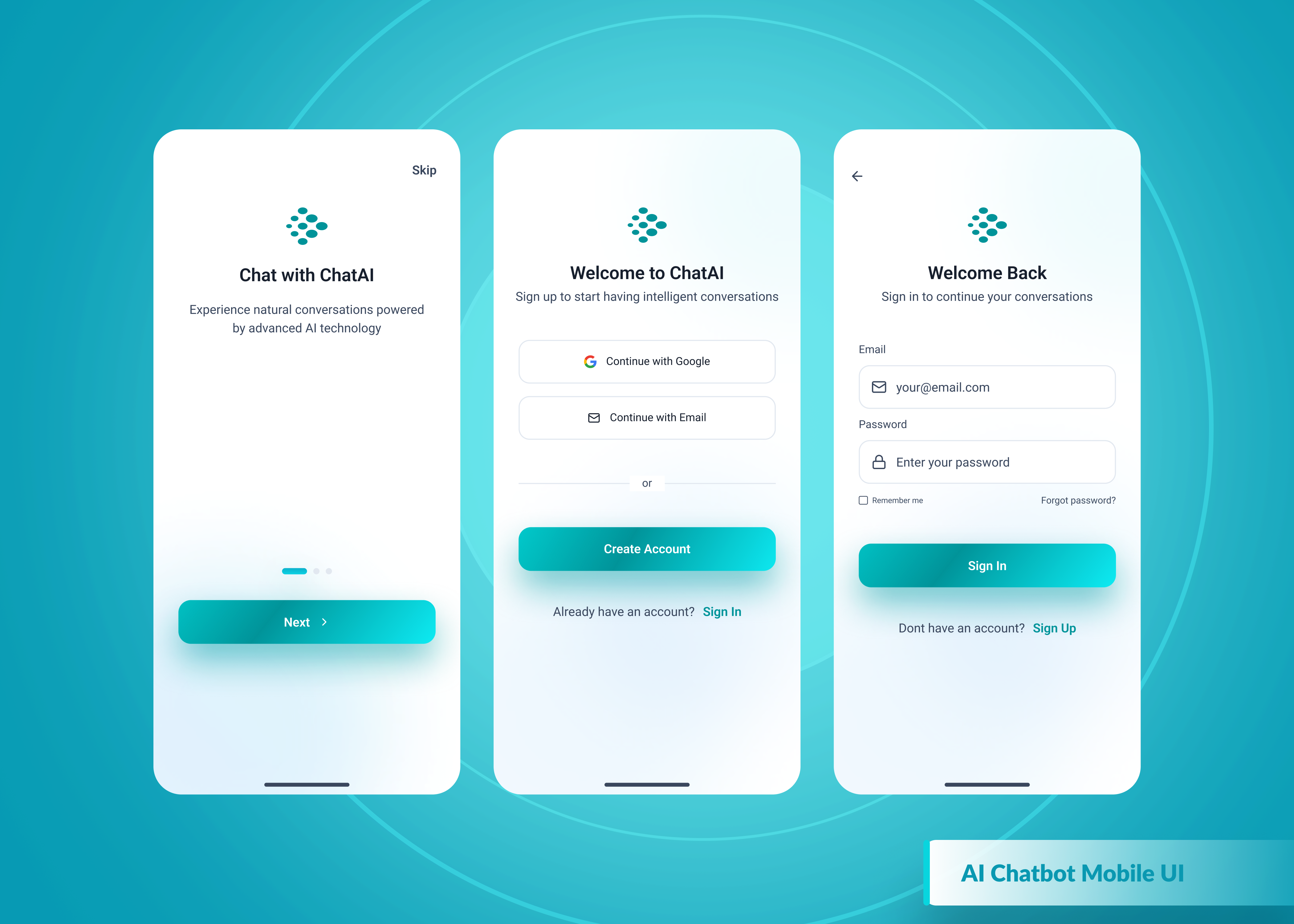 AI Chatbot App UI/UX designer by Jahangir Hussain on Dribbble